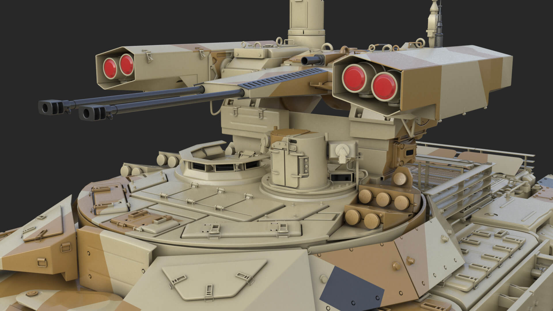 Tank Terminator Bmpt 72 Algeria - 3D Model by Mak21