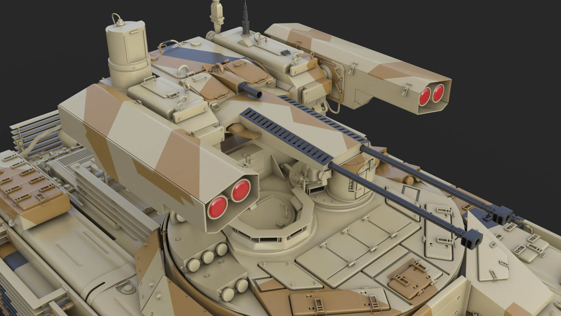 Tank Terminator Bmpt 72 Algeria - 3D Model by Mak21