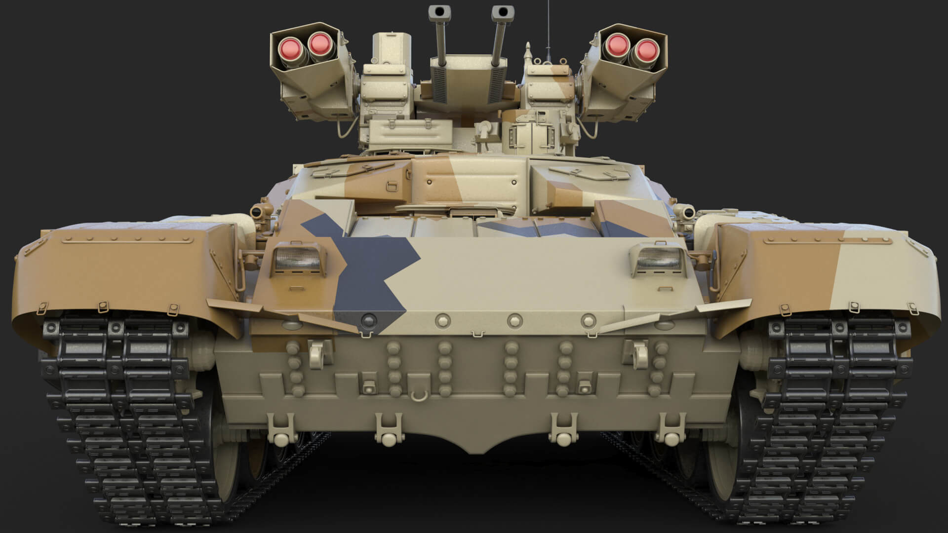 Tank Terminator Bmpt 72 Algeria - 3D Model by Mak21