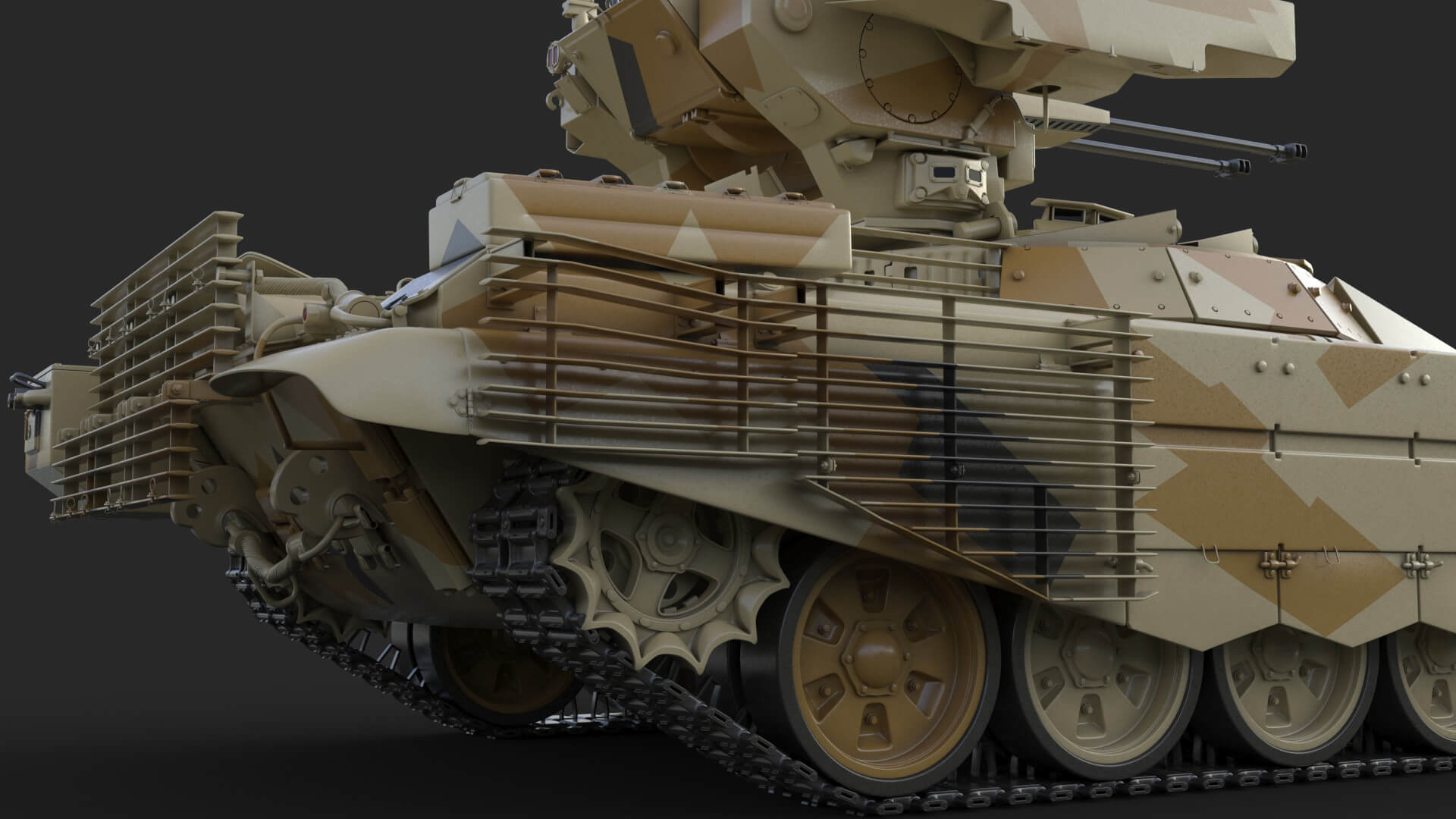 Tank Terminator Bmpt 72 Algeria - 3D Model by Mak21