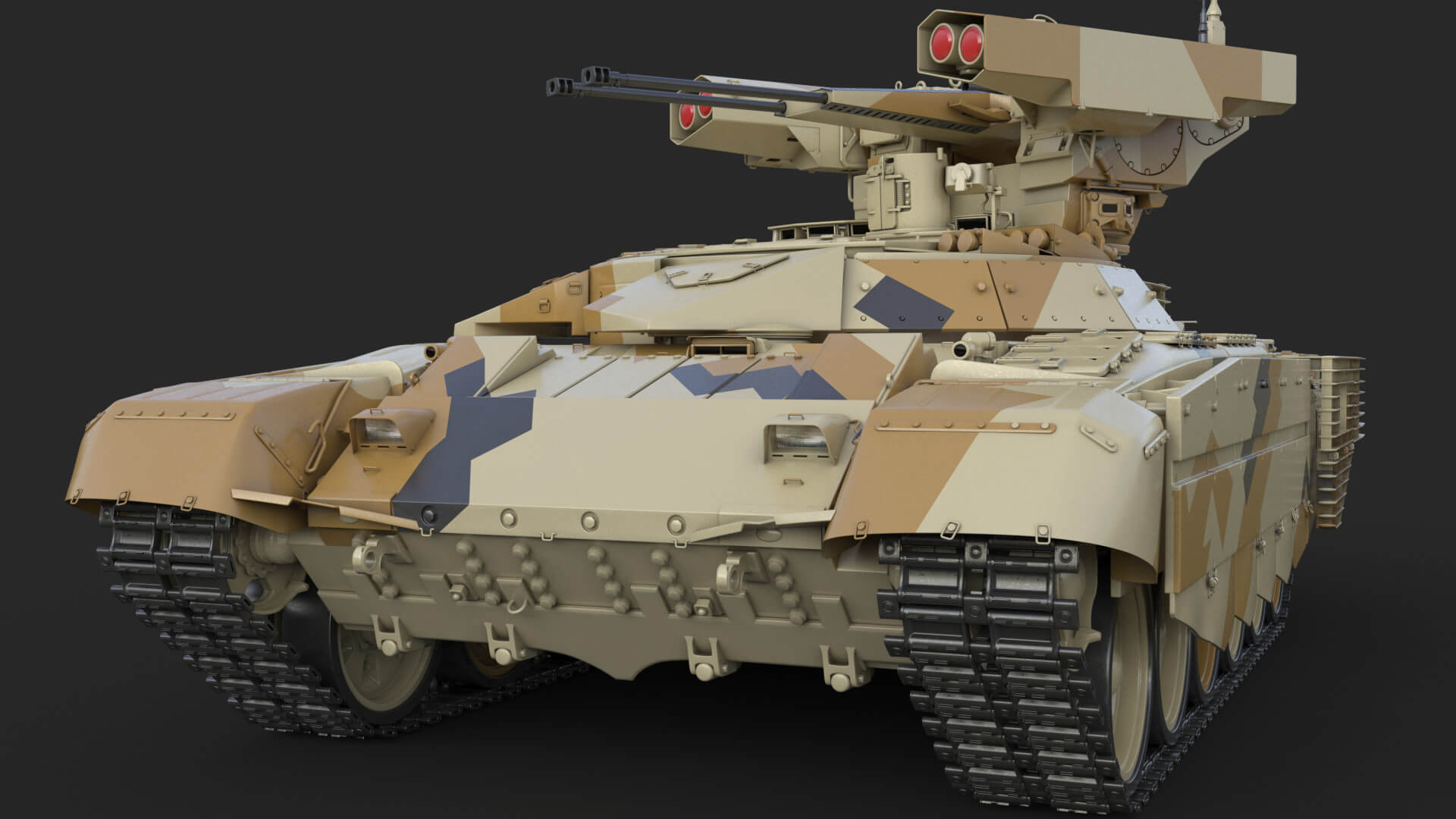 Tank Terminator Bmpt 72 Algeria - 3D Model by Mak21