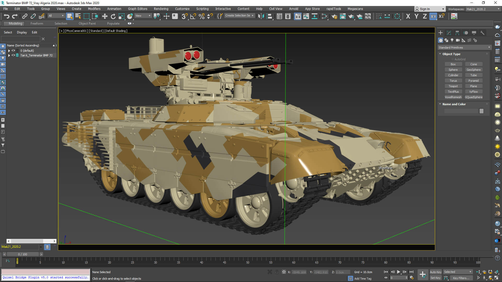 Tank Terminator Bmpt 72 Algeria - 3D Model by Mak21