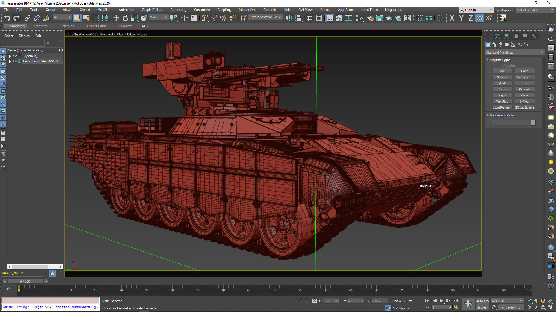Tank Terminator Bmpt 72 Algeria - 3D Model by Mak21