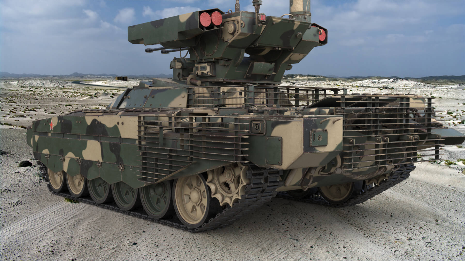 Tank Terminator Bmpt 72 Camouflage - 3D Model by Mak21