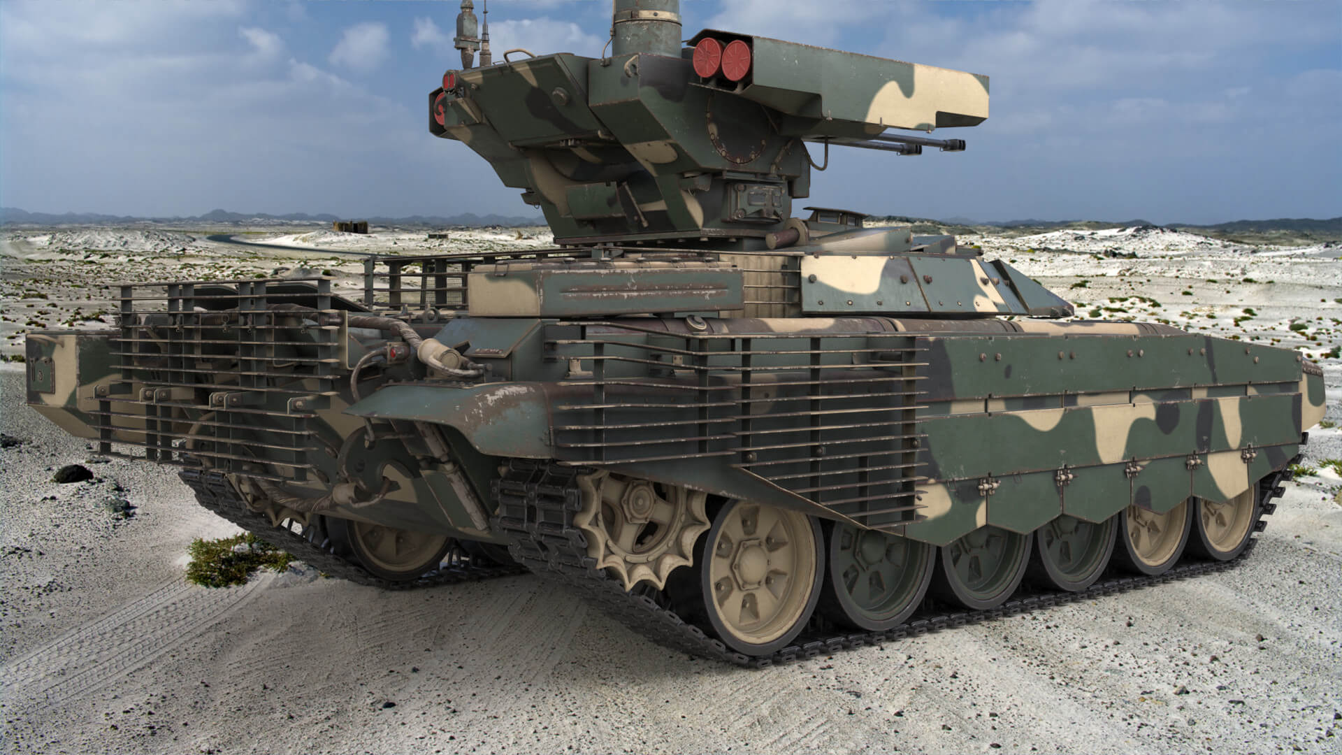 Tank Terminator Bmpt 72 Camouflage - 3D Model by Mak21