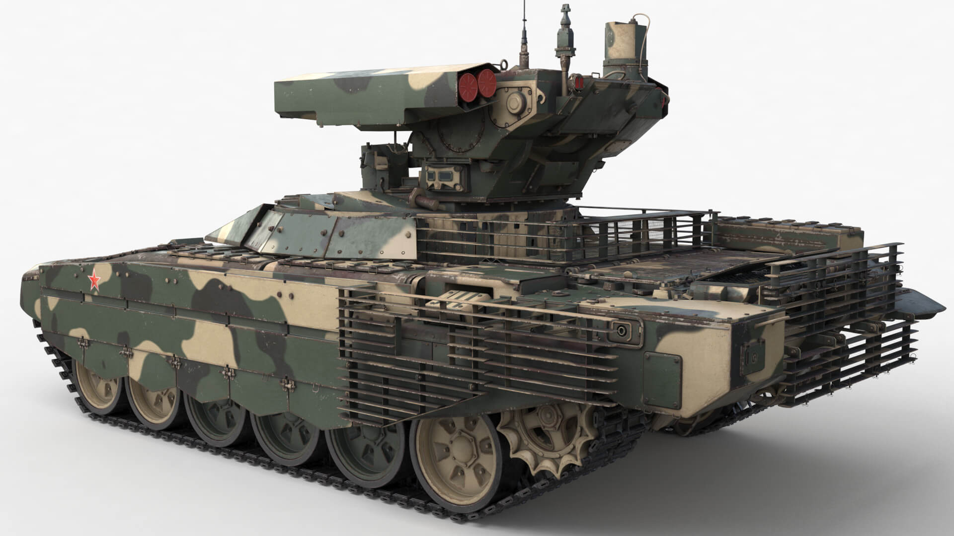 Tank Terminator Bmpt 72 Camouflage - 3D Model by Mak21