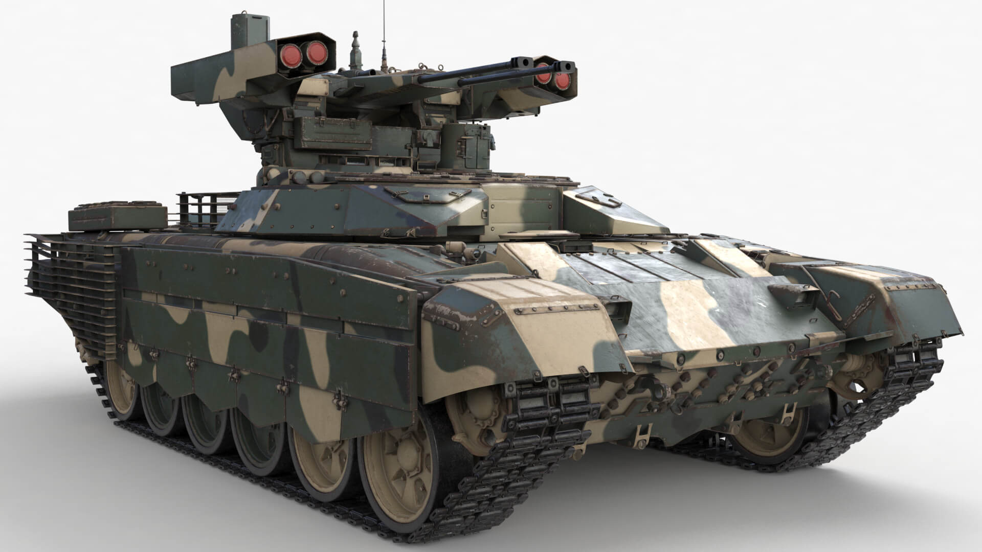 Tank Terminator Bmpt 72 Camouflage - 3D Model by Mak21