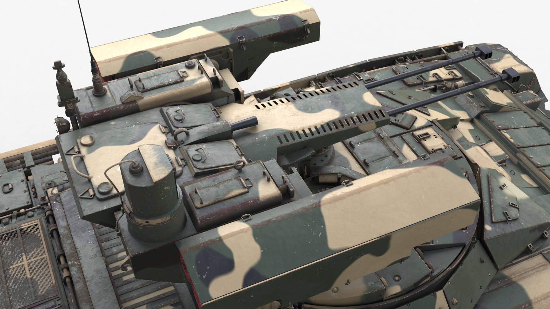 Tank Terminator Bmpt 72 Camouflage - 3D Model by Mak21