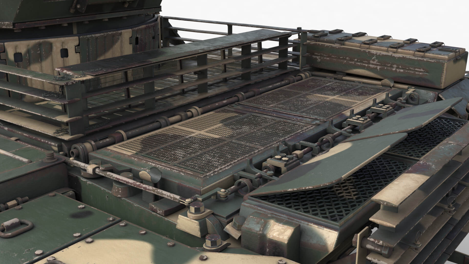 Tank Terminator Bmpt 72 Camouflage - 3D Model by Mak21