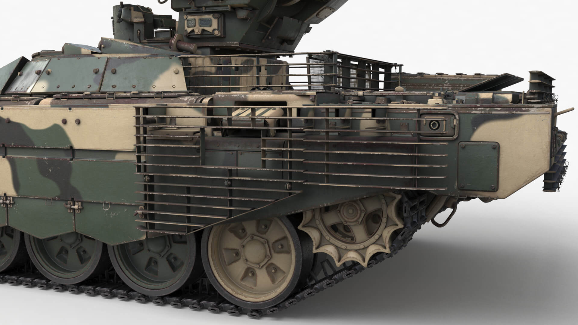 Tank Terminator Bmpt 72 Camouflage - 3D Model by Mak21