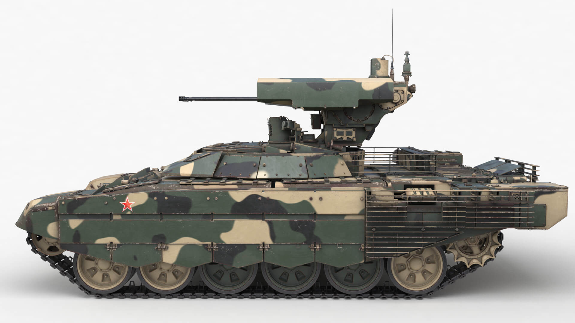 Tank Terminator Bmpt 72 Camouflage - 3D Model by Mak21