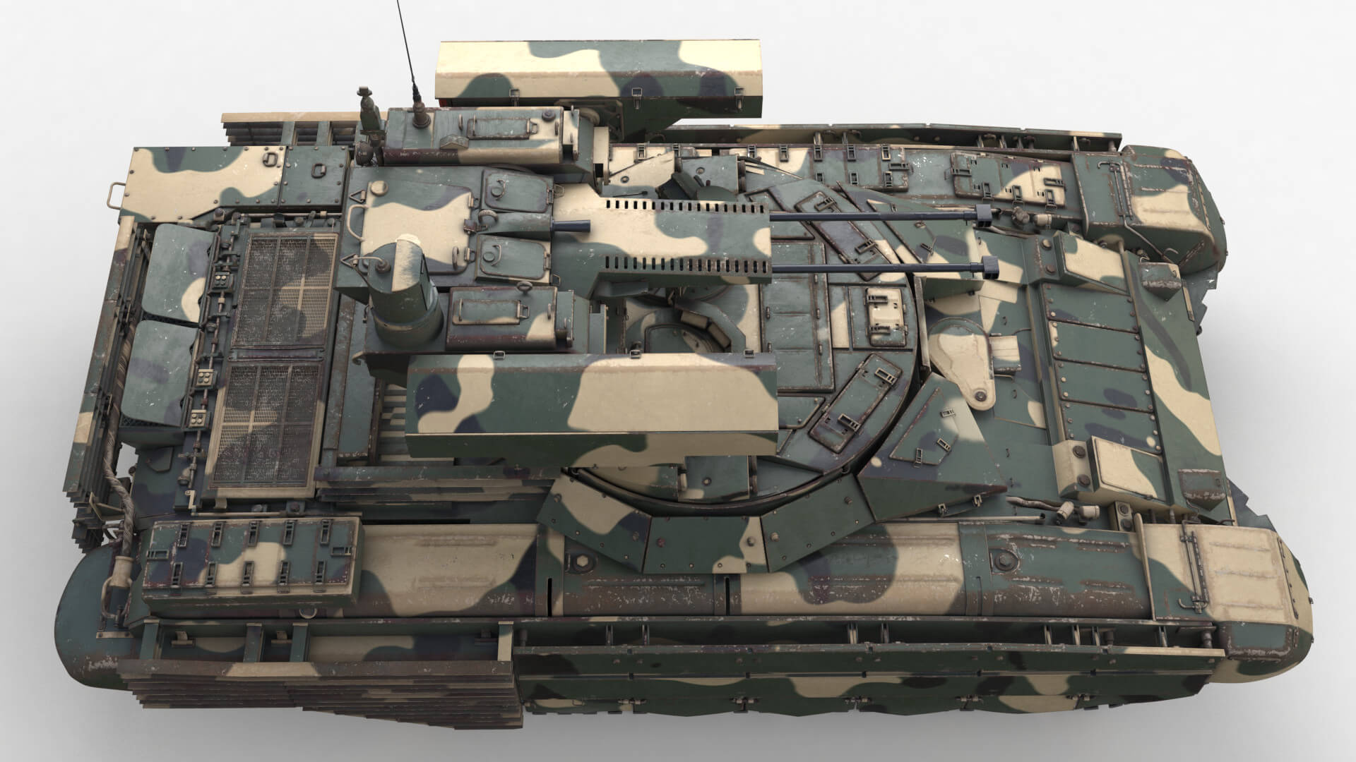 Tank Terminator Bmpt 72 Camouflage - 3D Model by Mak21
