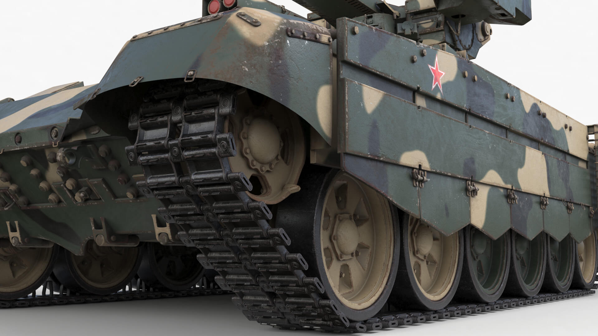 Tank Terminator Bmpt 72 Camouflage - 3D Model by Mak21