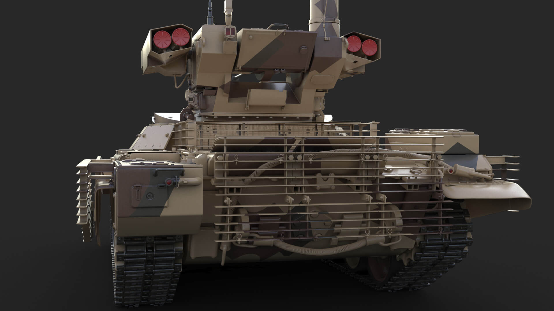 Tank Terminator Bmpt 72 Desert - 3D Model by Mak21