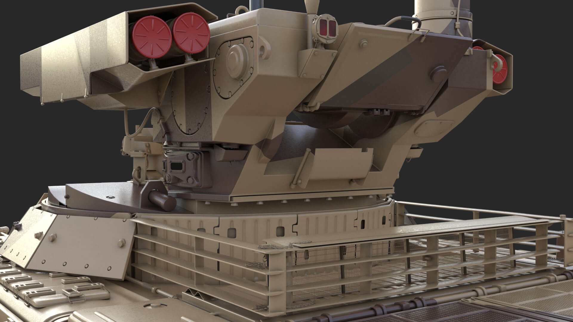 Tank Terminator Bmpt 72 Desert - 3D Model by Mak21