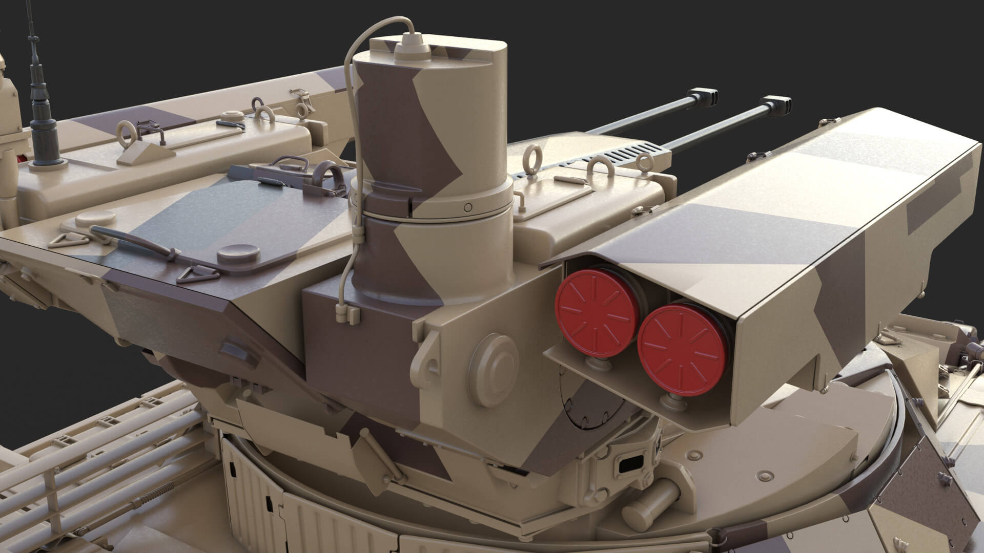 Tank Terminator Bmpt 72 Desert - 3D Model by Mak21