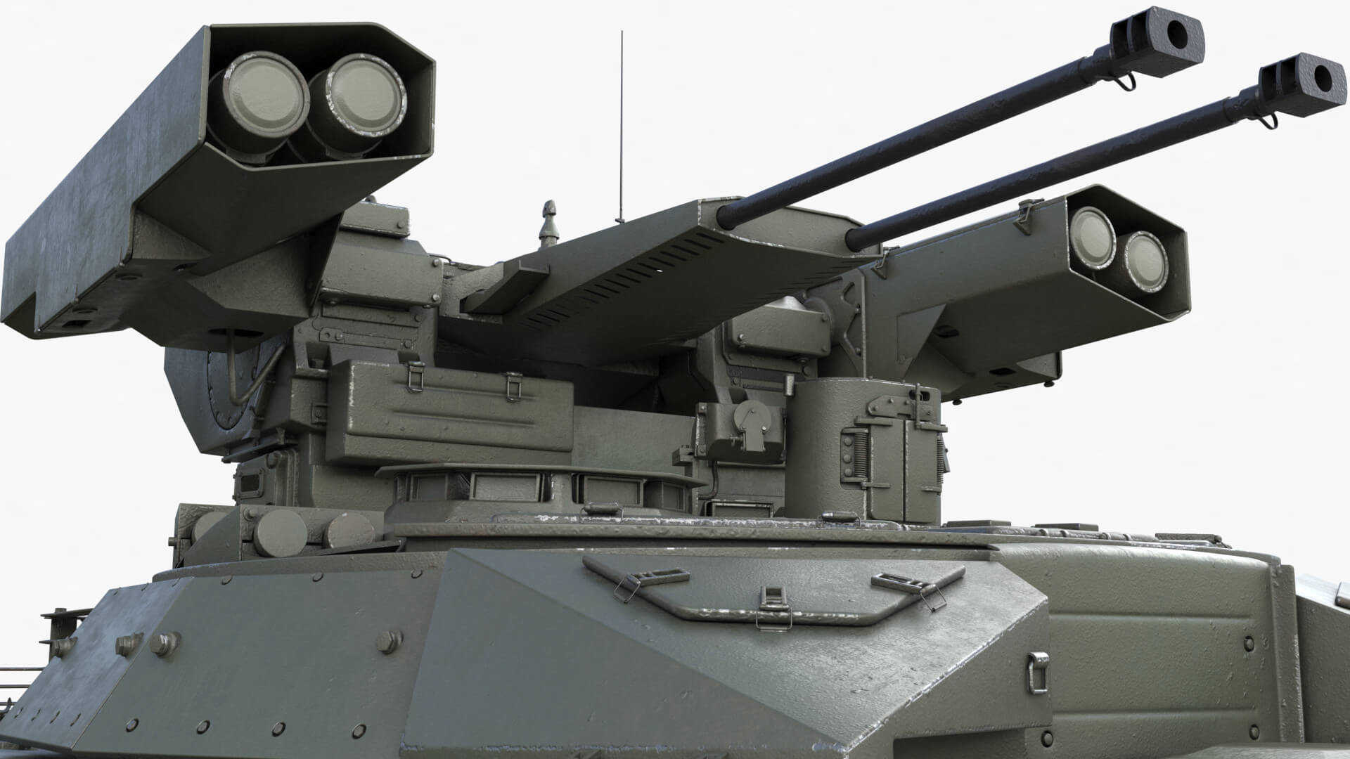 Tank Terminator Bmpt 72 Green - 3D Model by Mak21