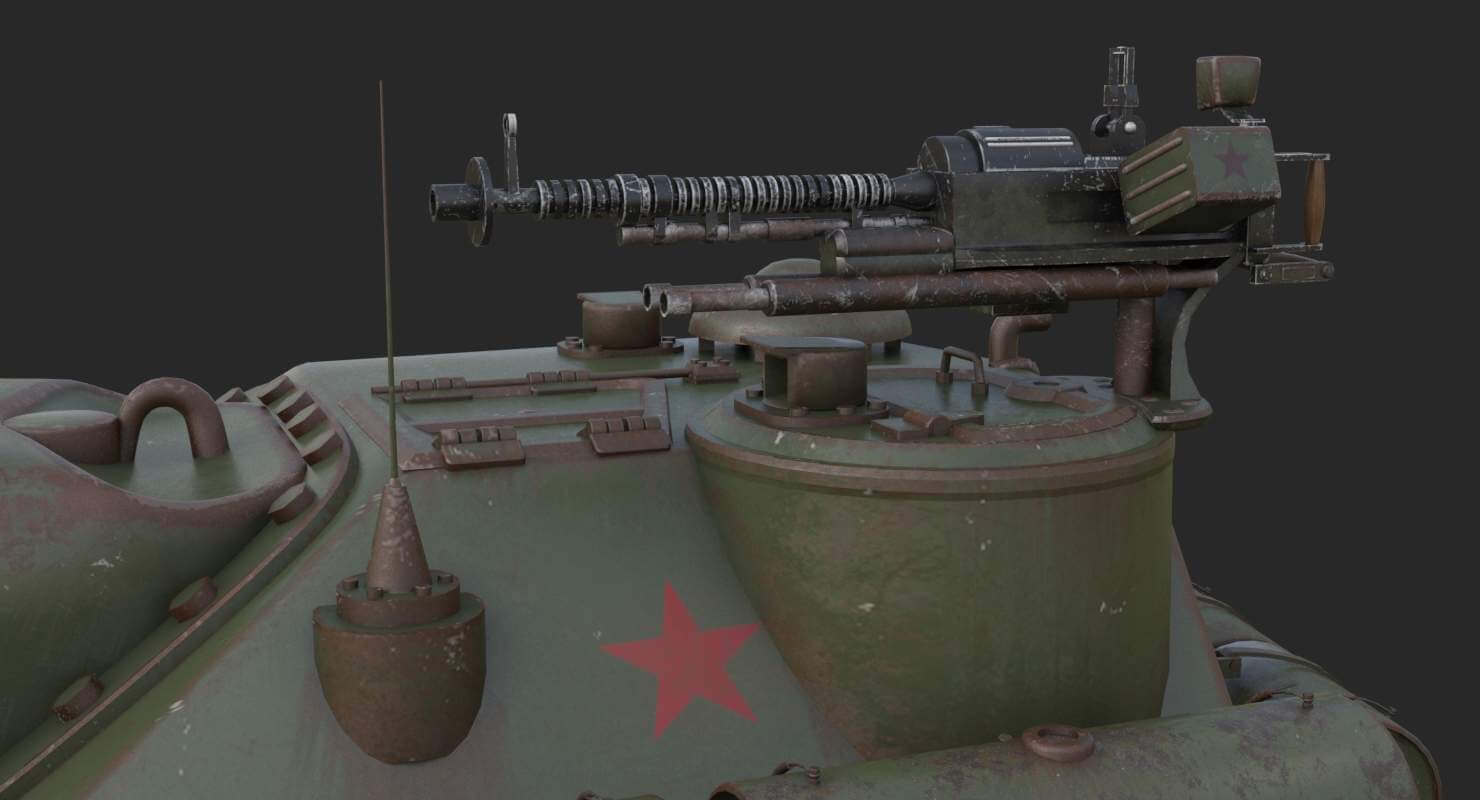 Tank Uralmash SU 101 Russian (Mental Ray) - 3D Model by Mak21