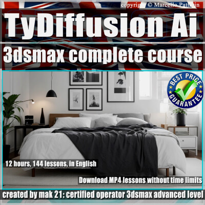 Video Tutorial TyDiffusion in 3ds Max Complete Course by Mak21