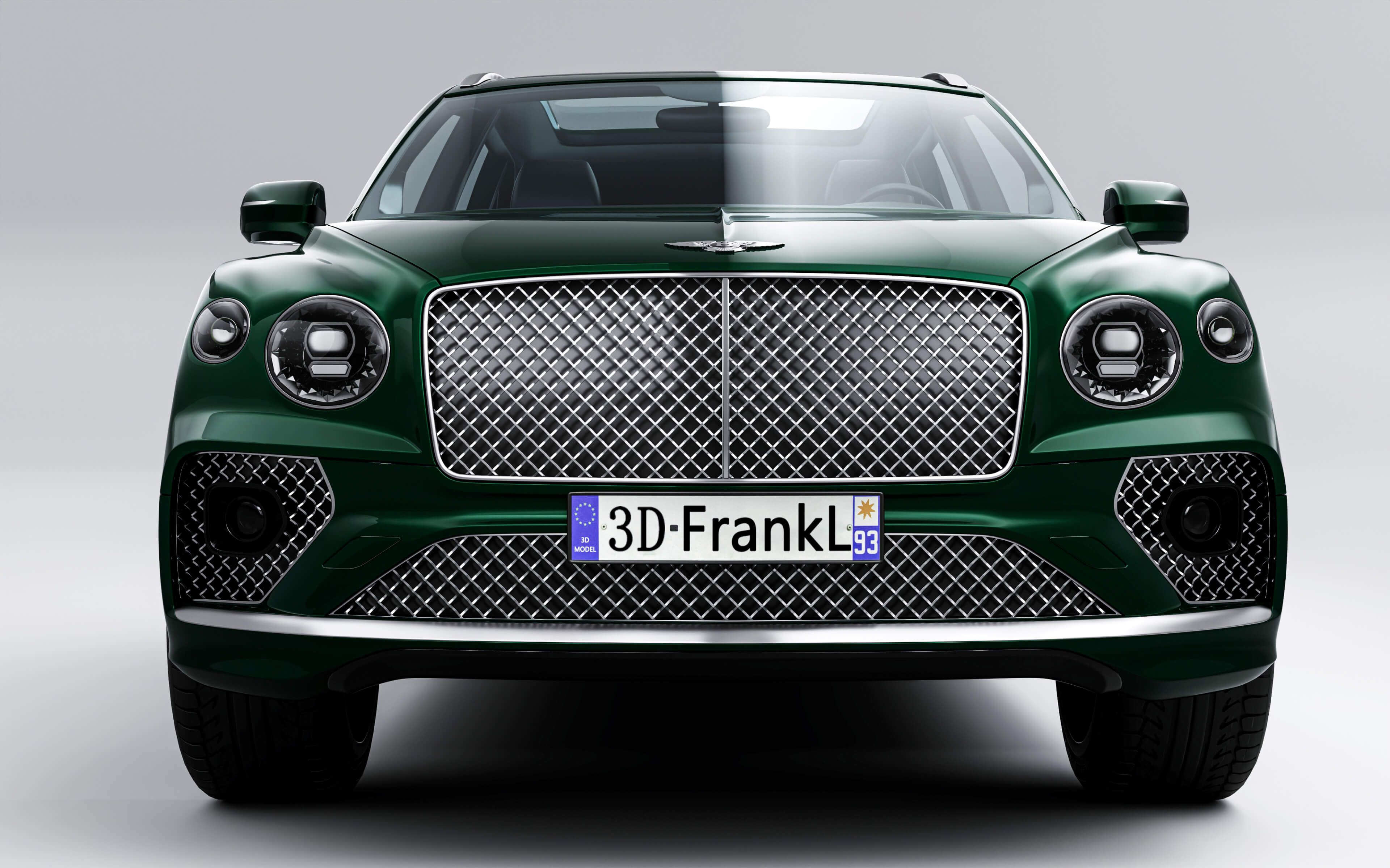 Bentley Bentayga Hybrid 3D Model by makeL