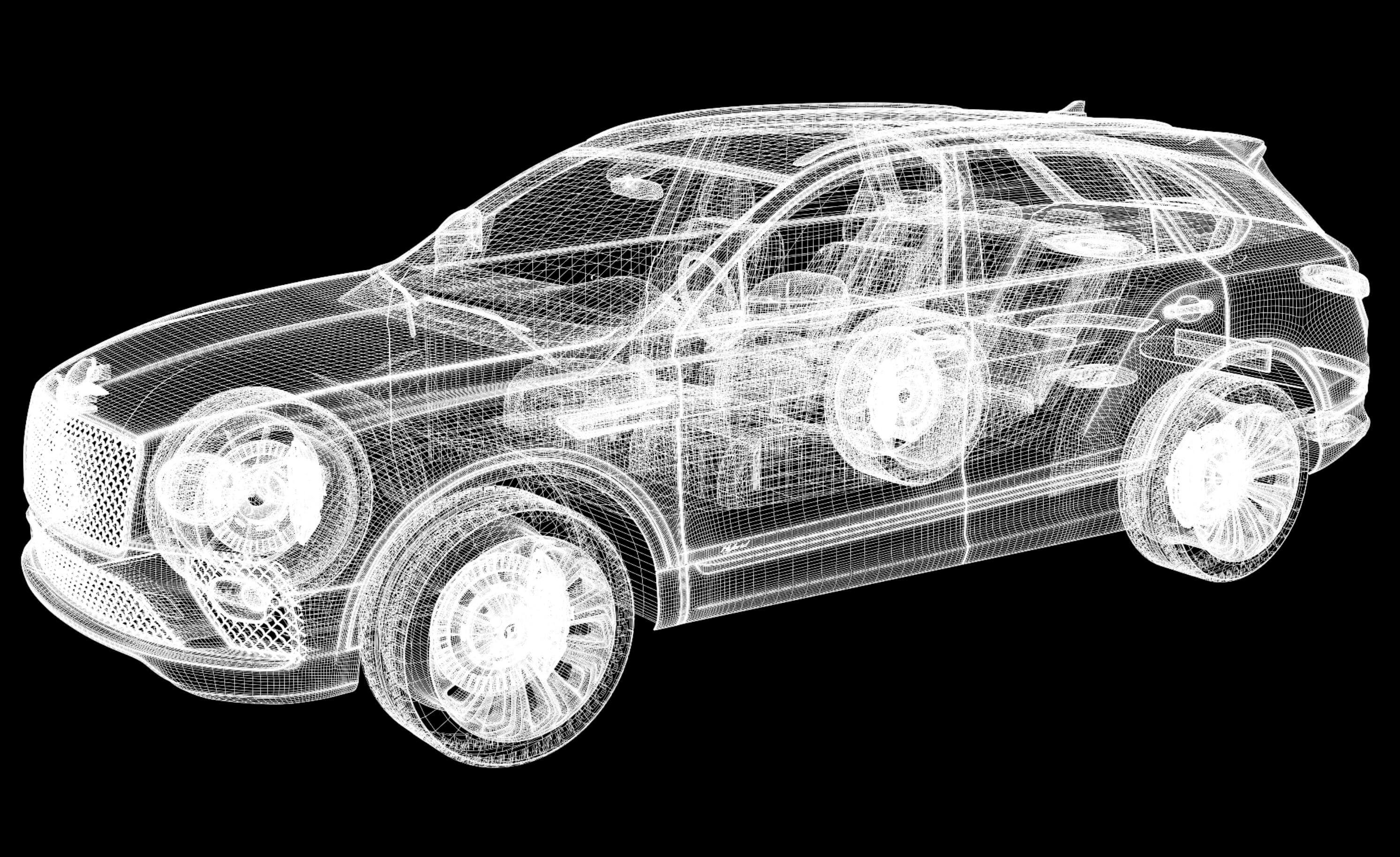 Bentley Bentayga Hybrid 3D Model by makeL