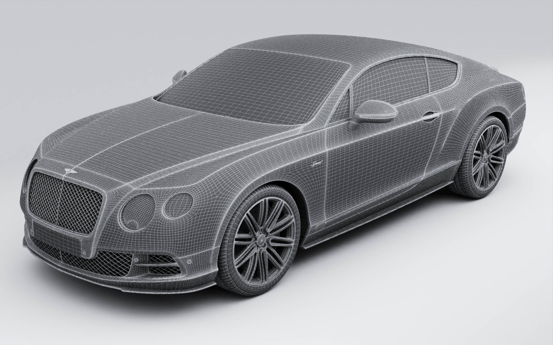 Bentley Continental SS 2010 - 3D Model by makeL