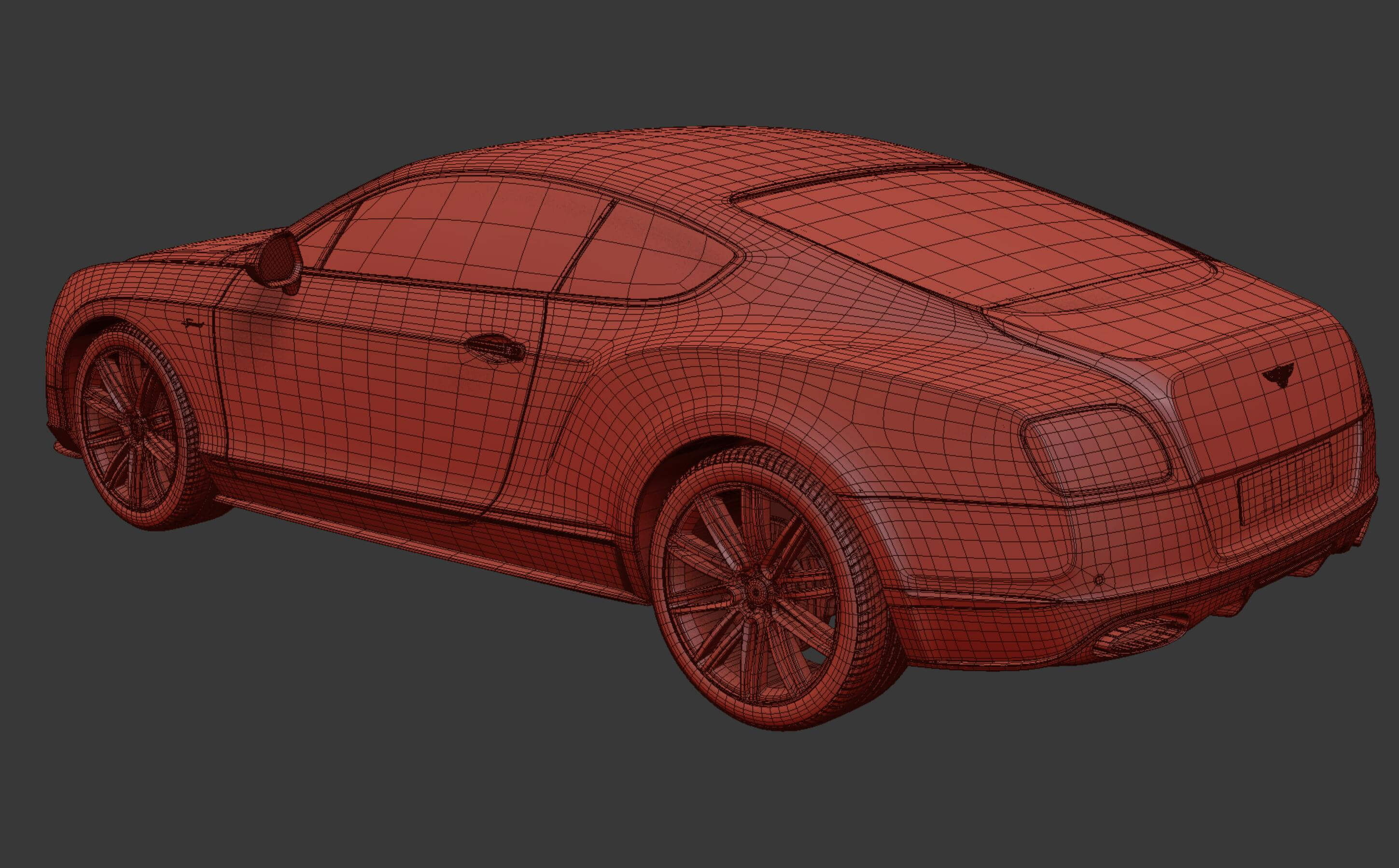 Bentley Continental SS 2010 - 3D Model by makeL