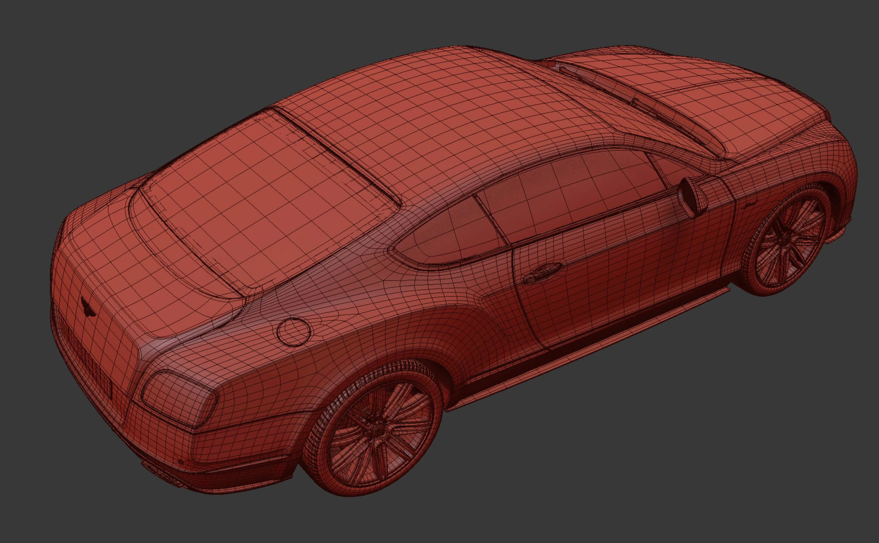 Bentley Continental SS 2010 - 3D Model by makeL