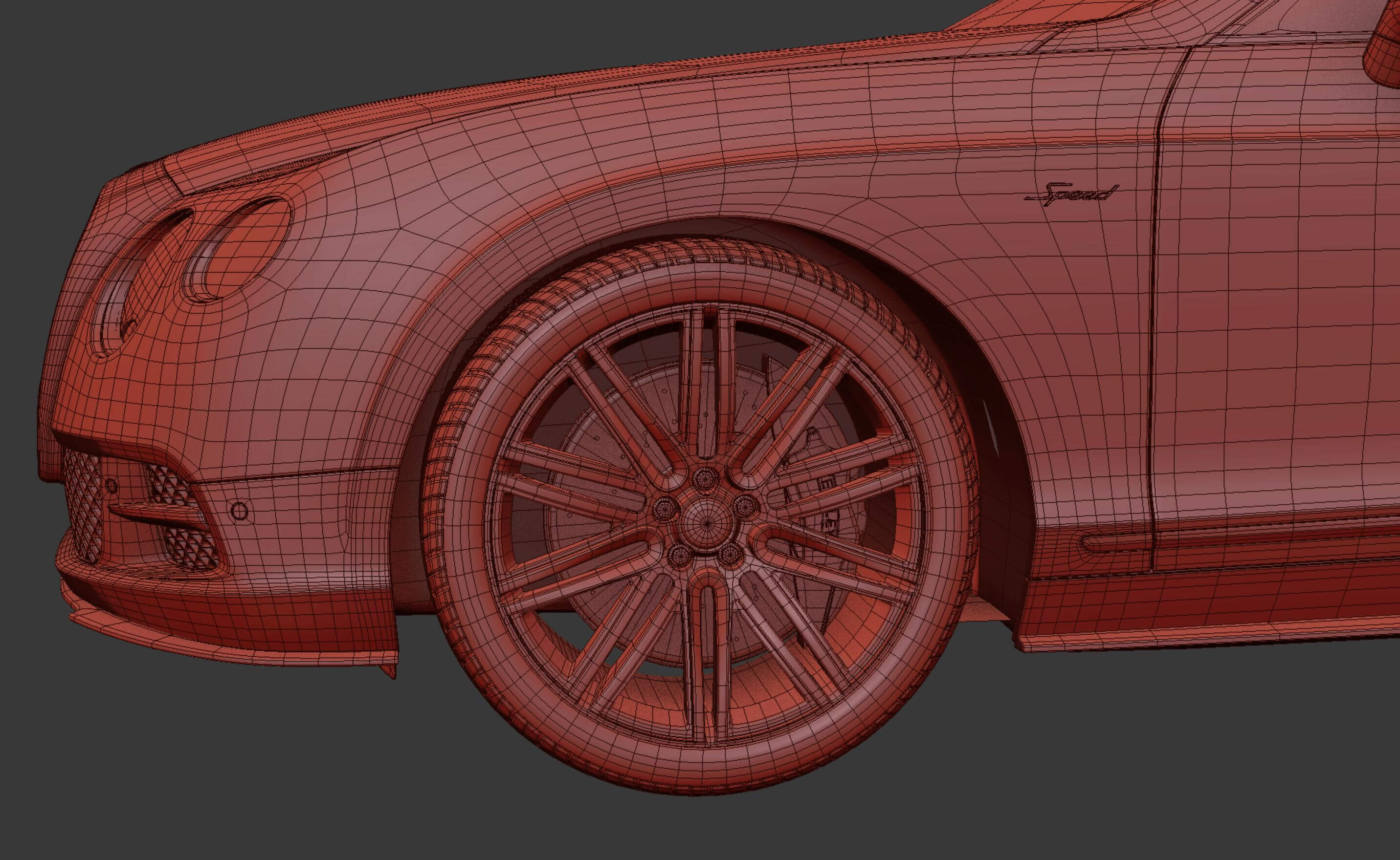 Bentley Continental SS 2010 - 3D Model by makeL