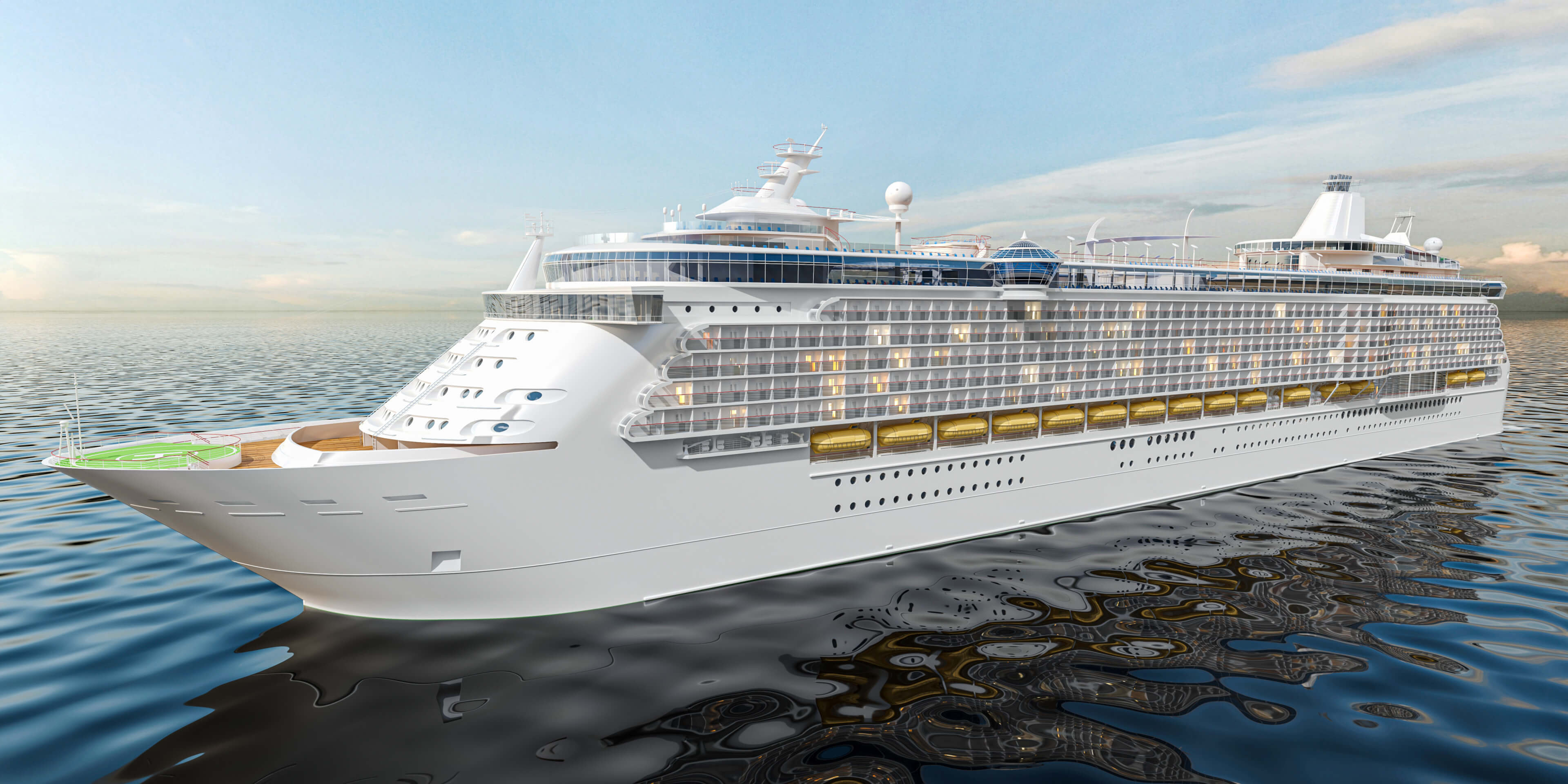 Cruise Ship 3D Model by makeL