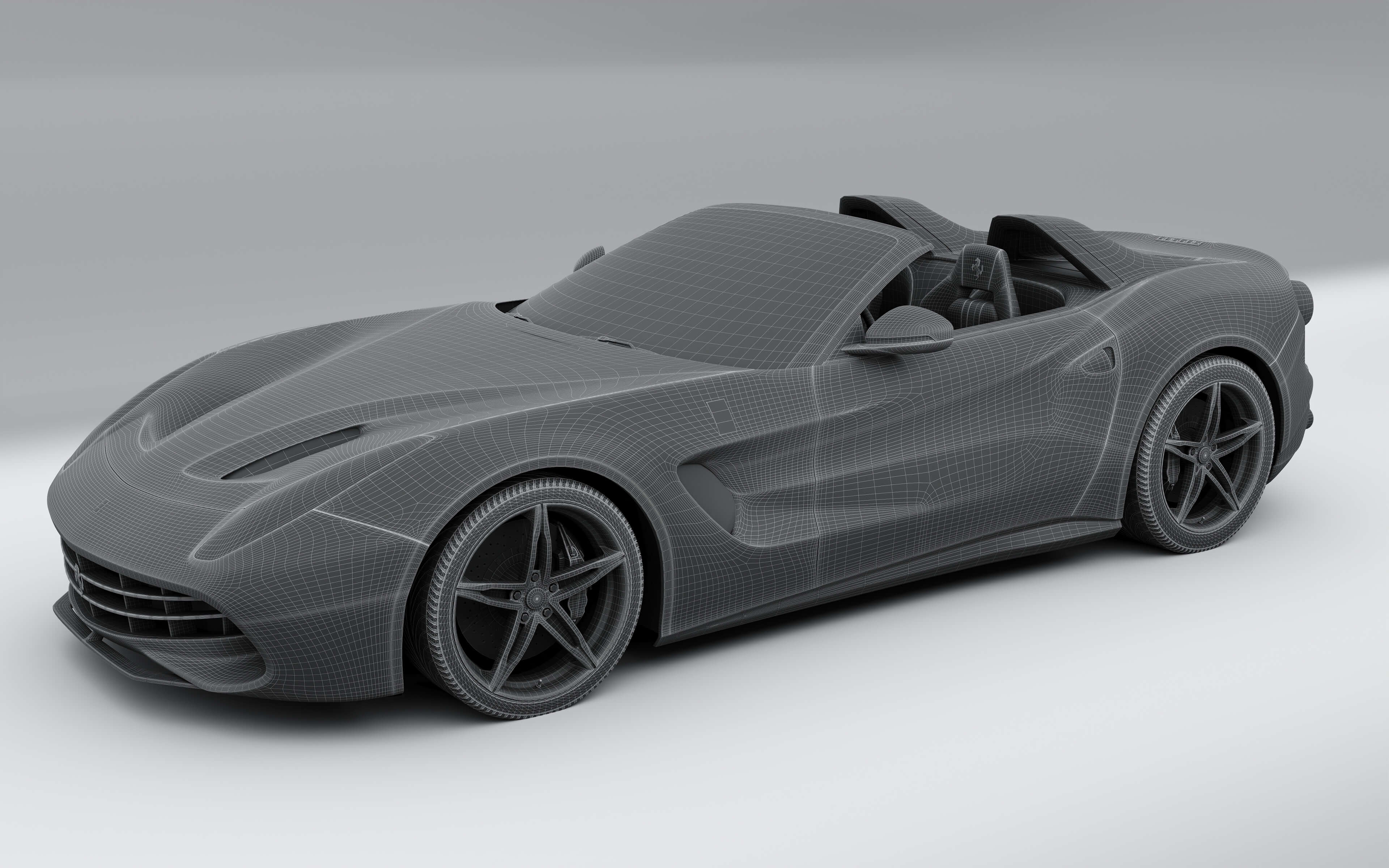 Ferrari F60 America 2014 3D Model by makeL