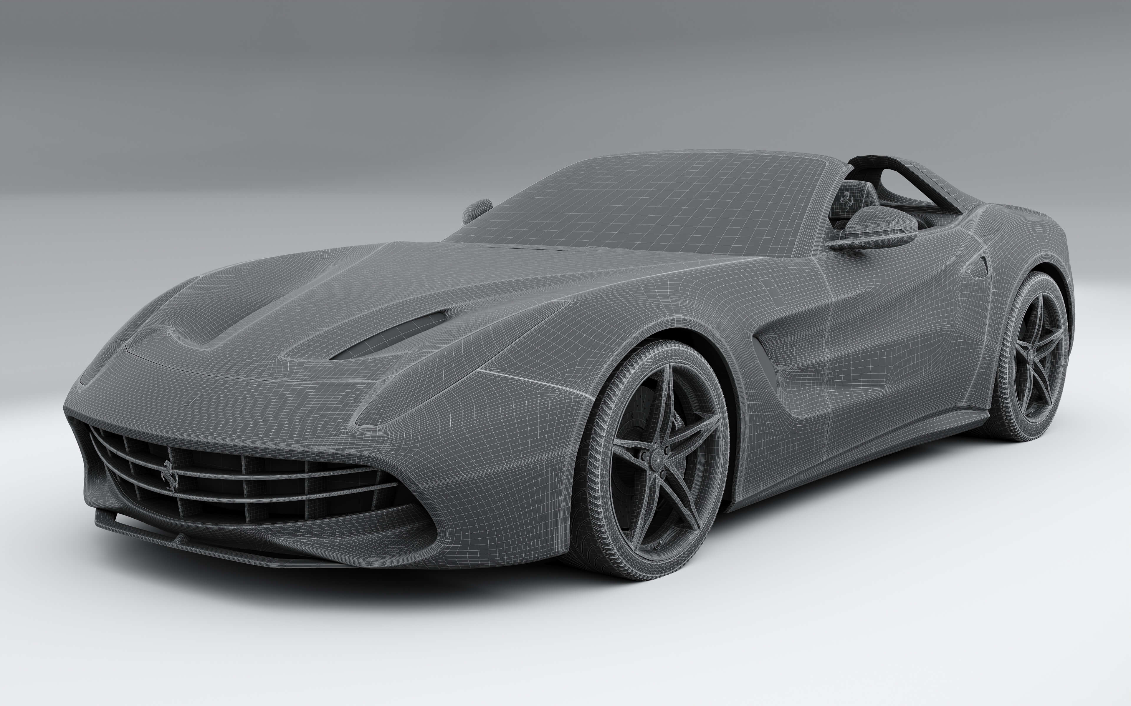 Ferrari F60 America 2014 3D Model by makeL