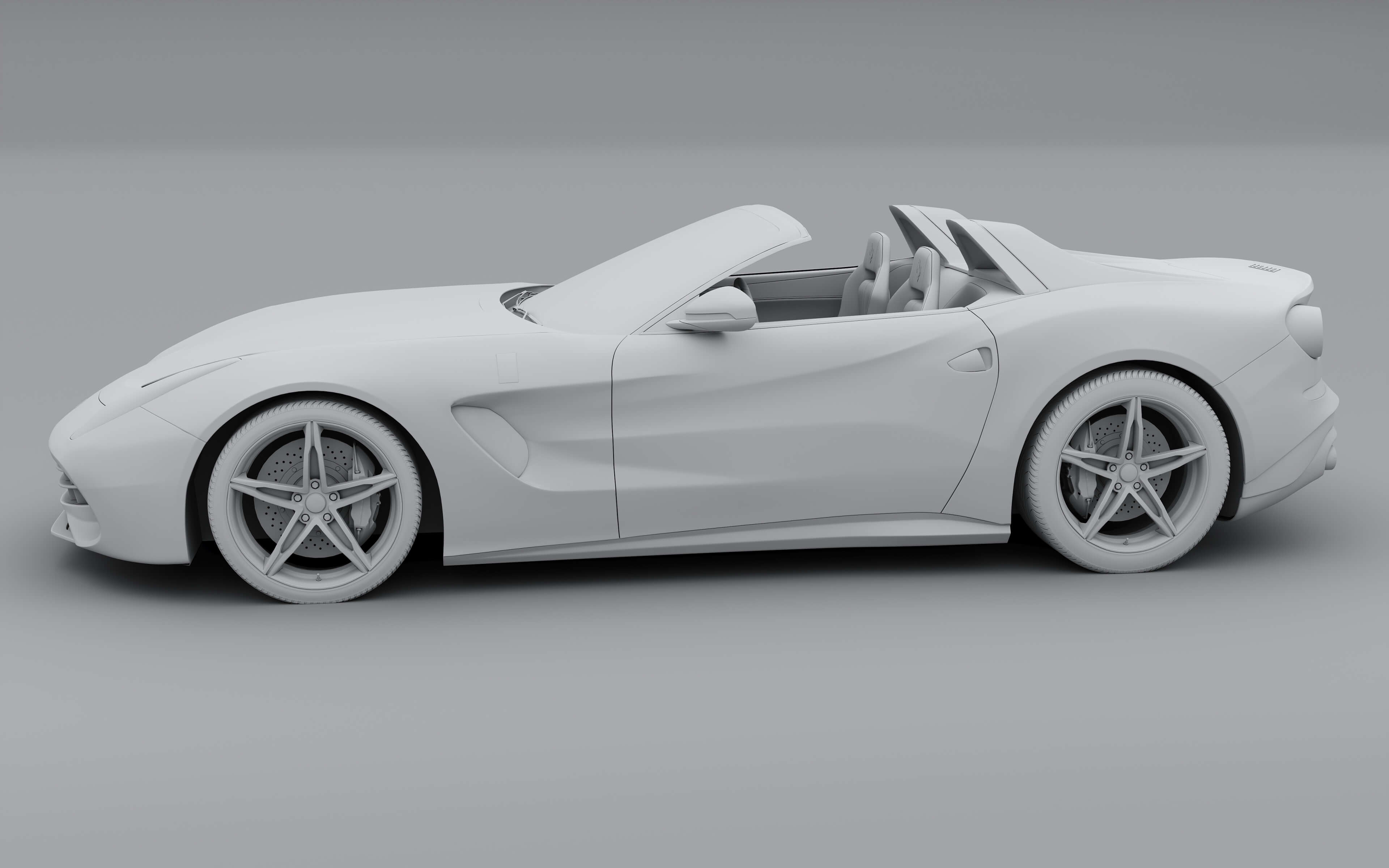 Ferrari F60 America 2014 3D Model by makeL