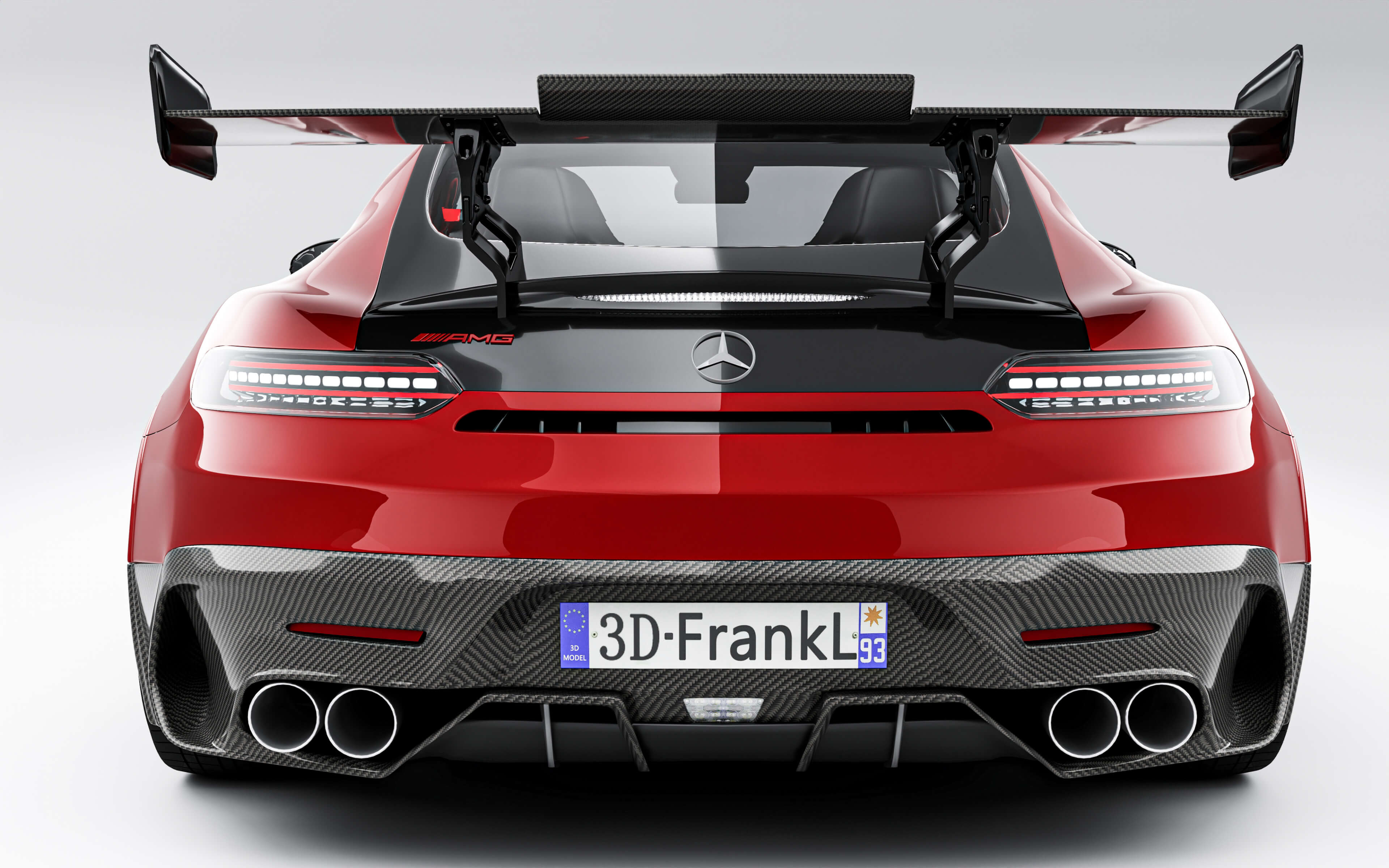 Mercedes AMG GT Track Series - 3D Model by makeL