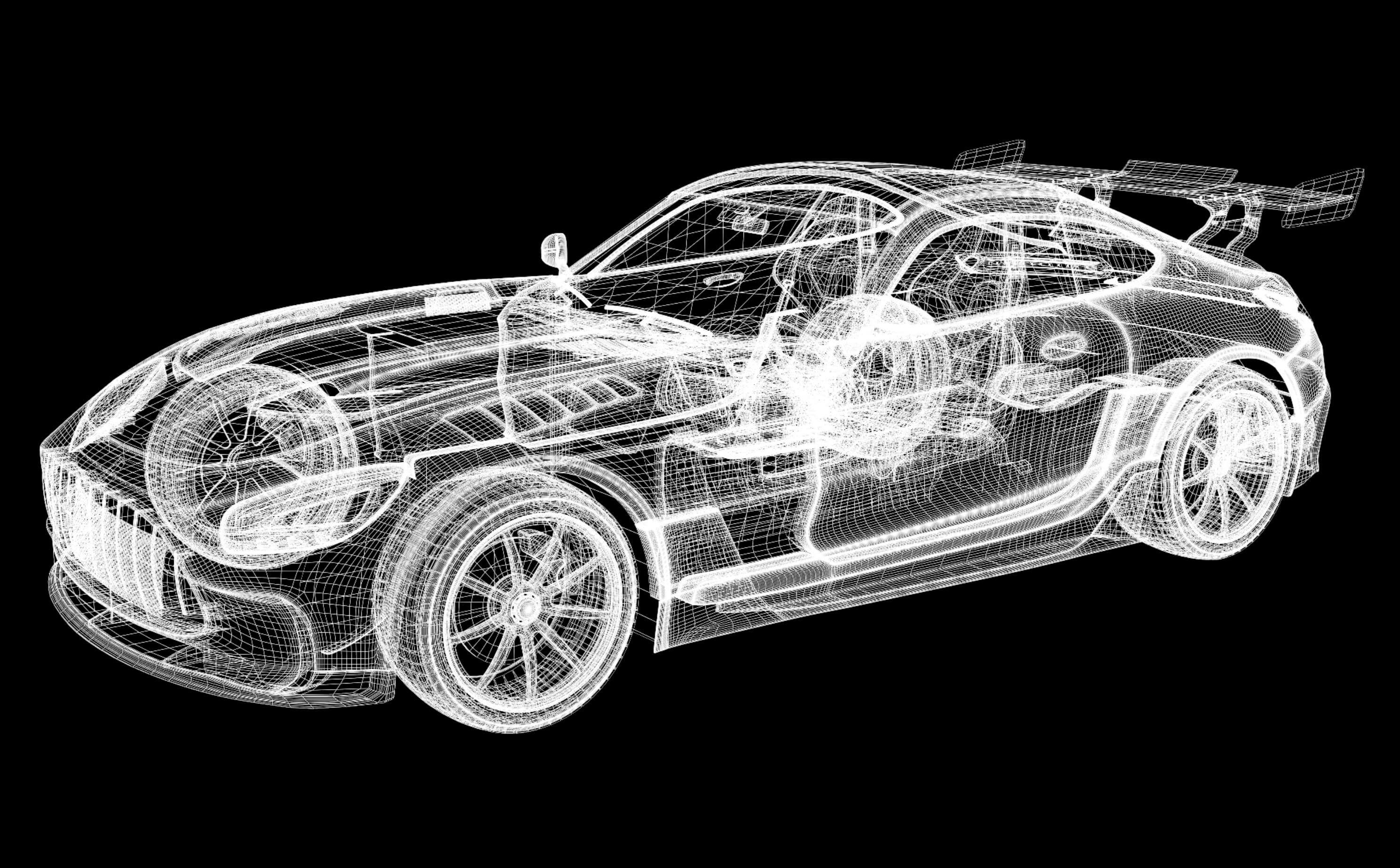 Mercedes AMG GT Track Series - 3D Model by makeL