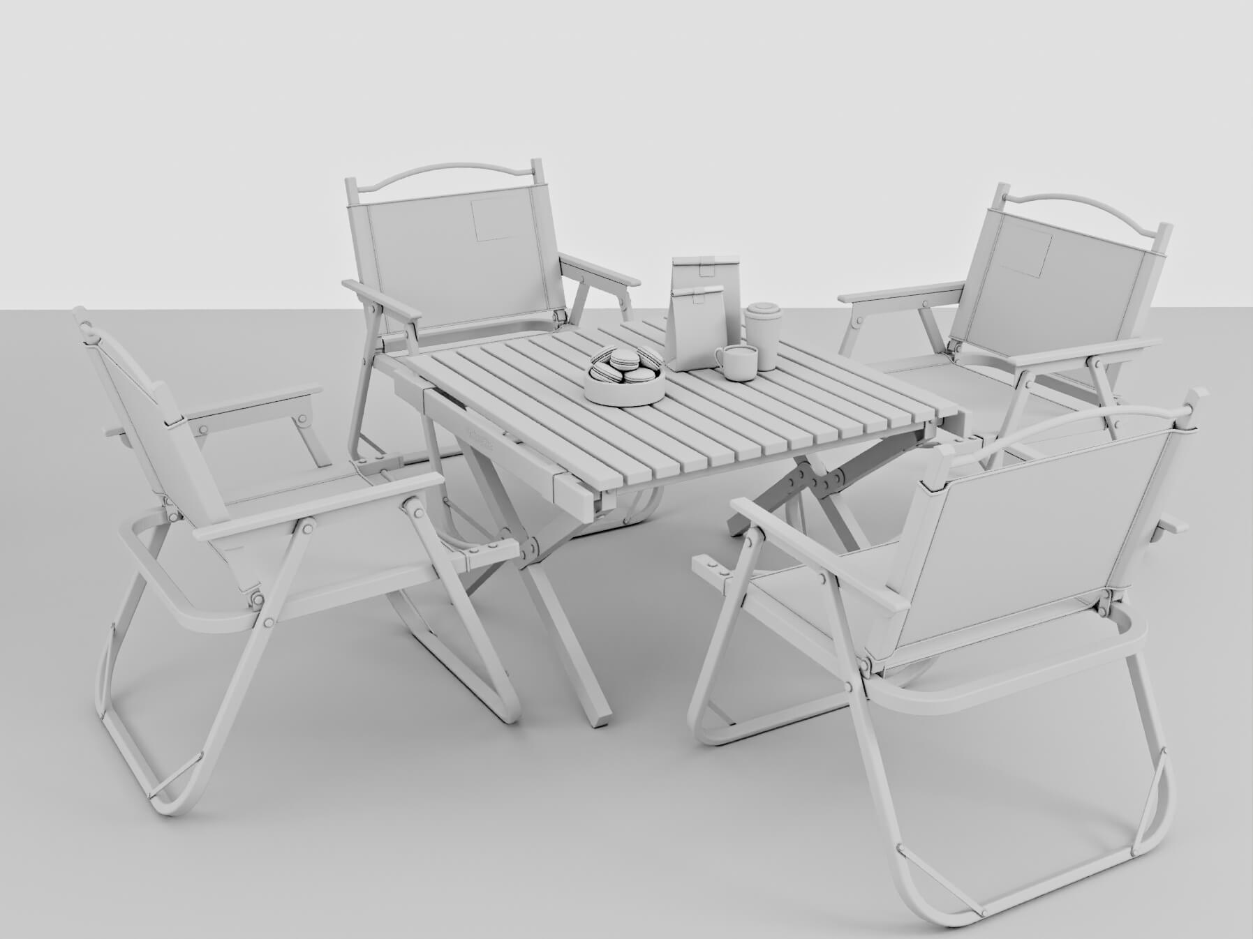 Camping Pack - 3D Model by Maker20