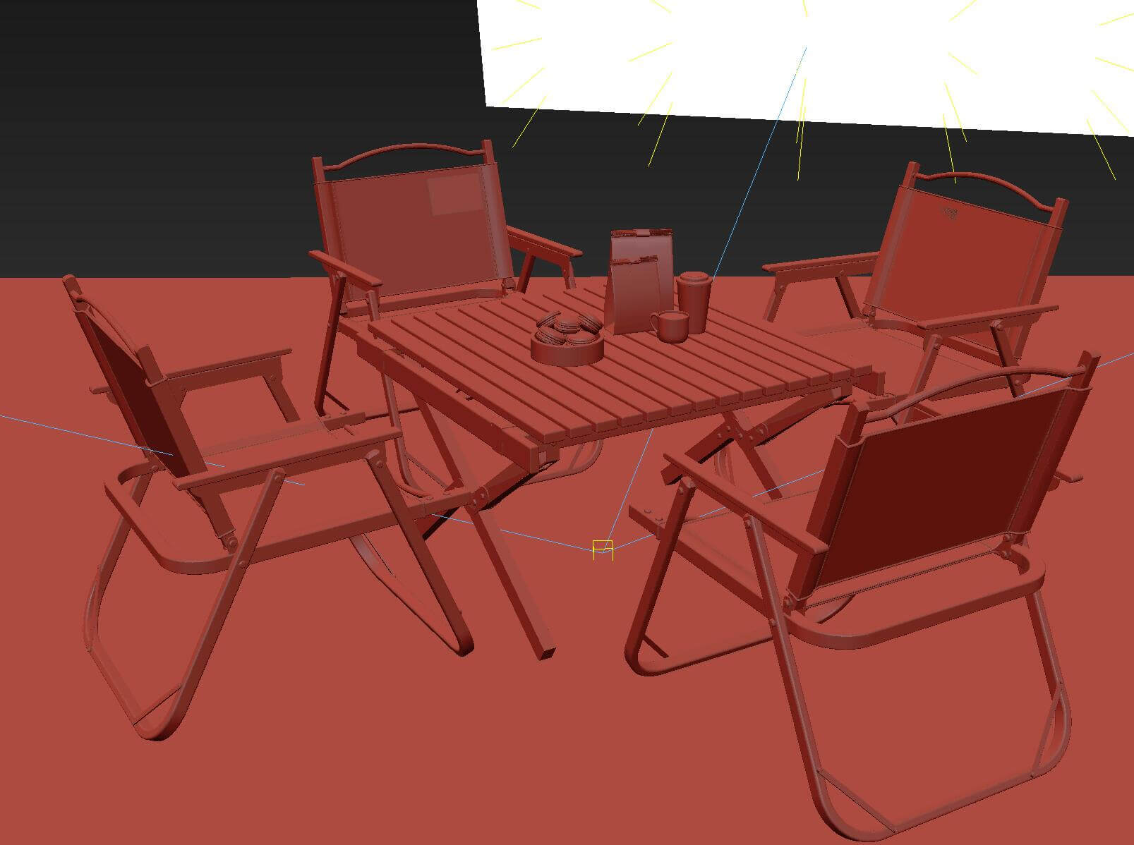 Camping Pack - 3D Model by Maker20