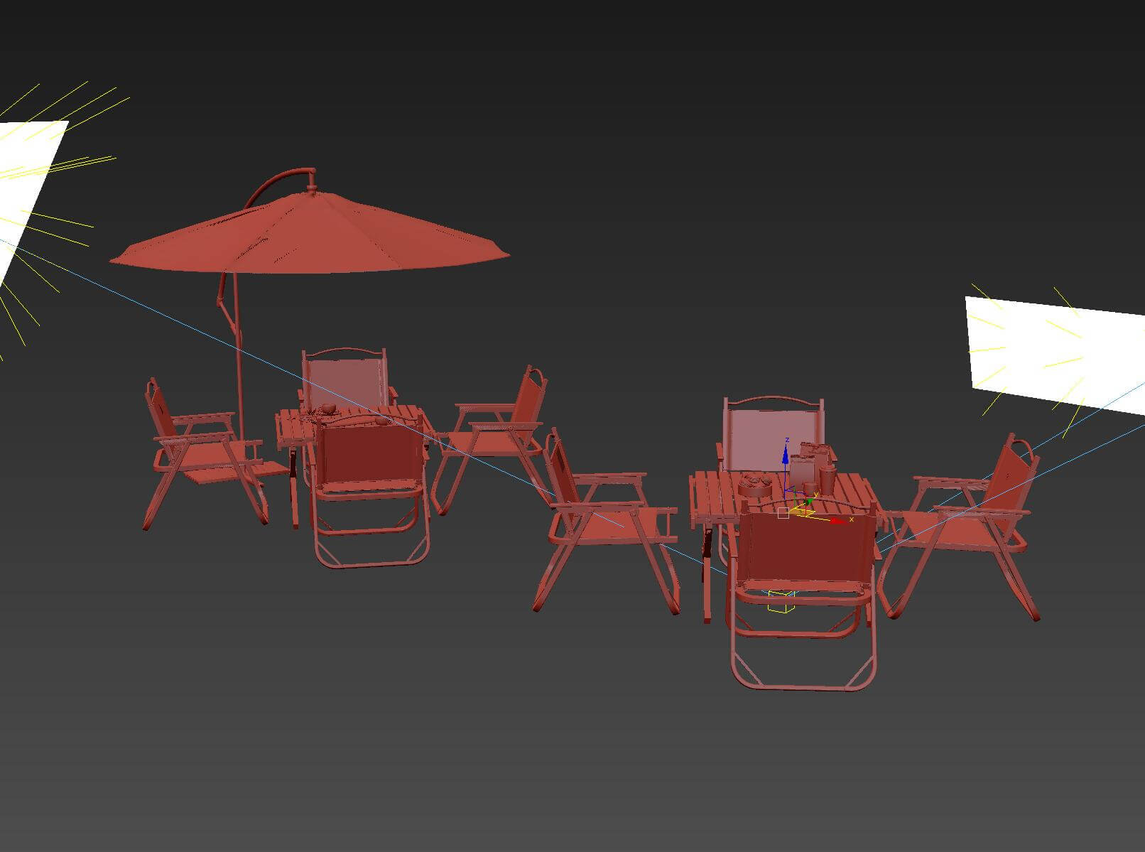 Camping Pack - 3D Model by Maker20