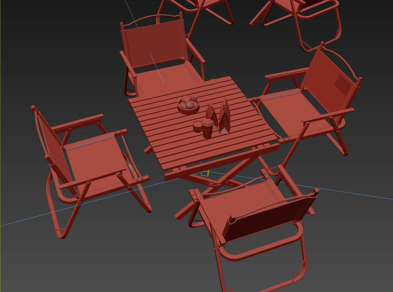 Camping Pack - 3D Model by Maker20