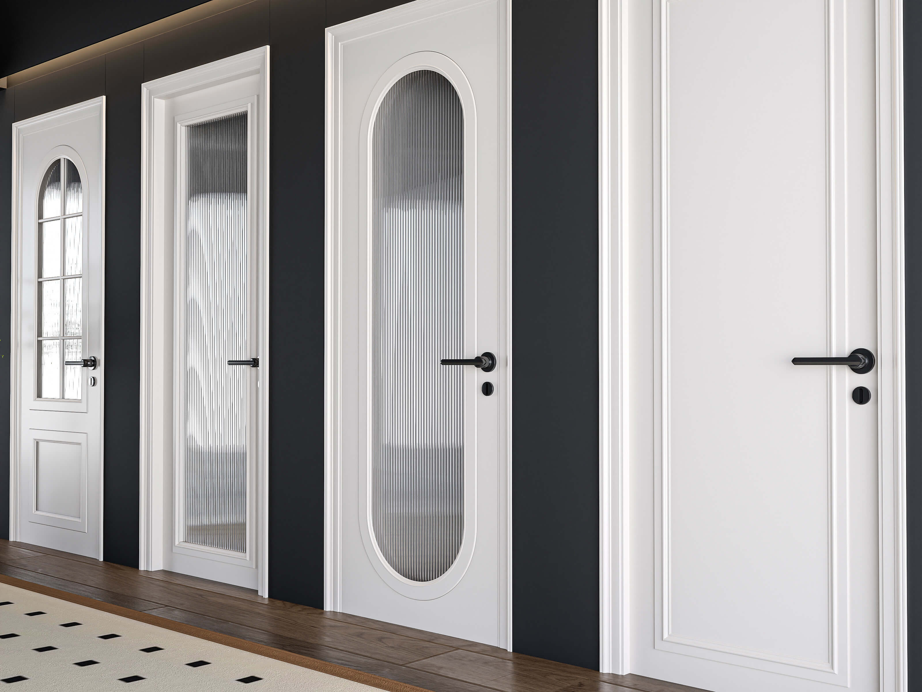 Door 01 3D model by Maker20