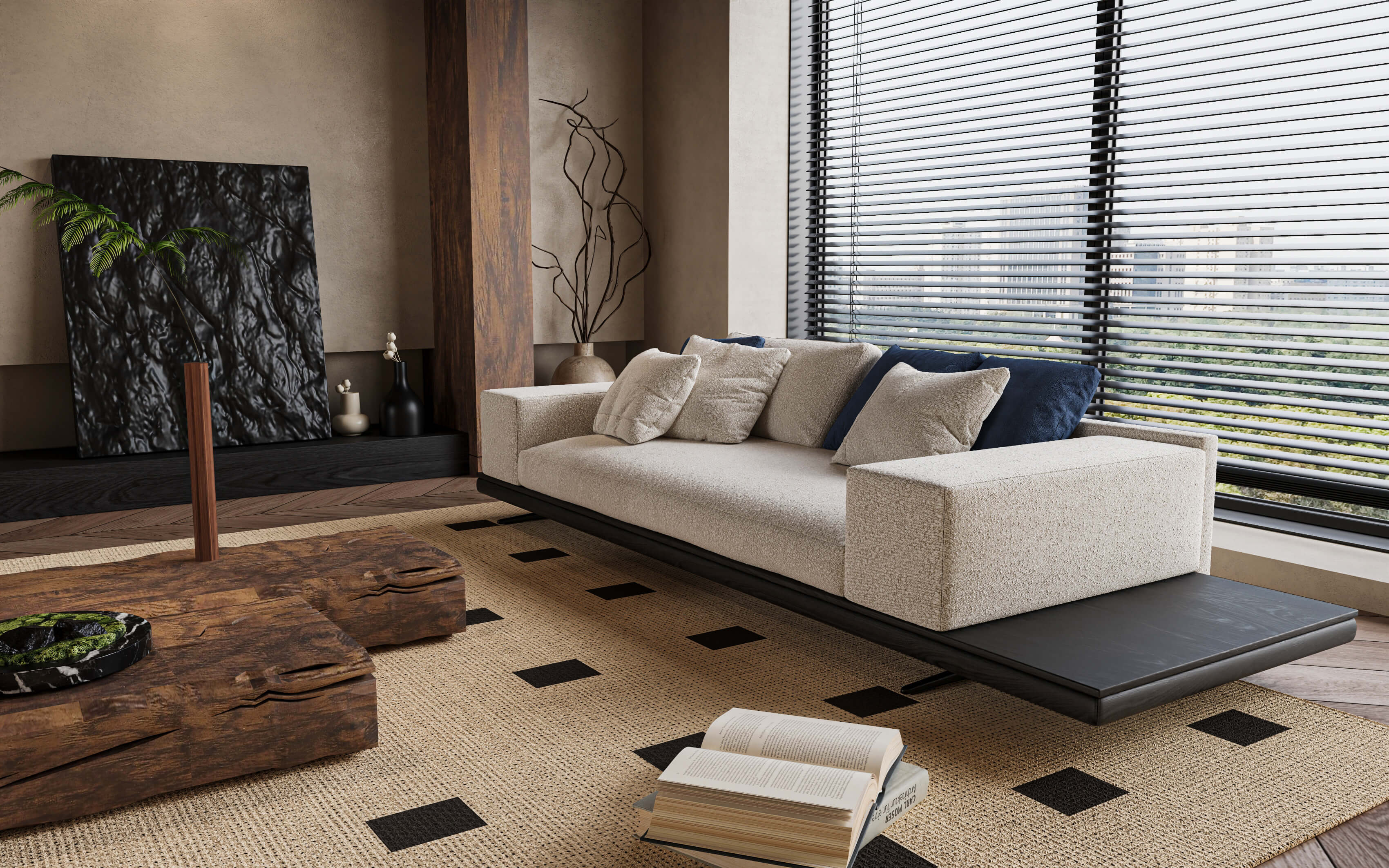 Living Room interior - 3D Model by Maker20