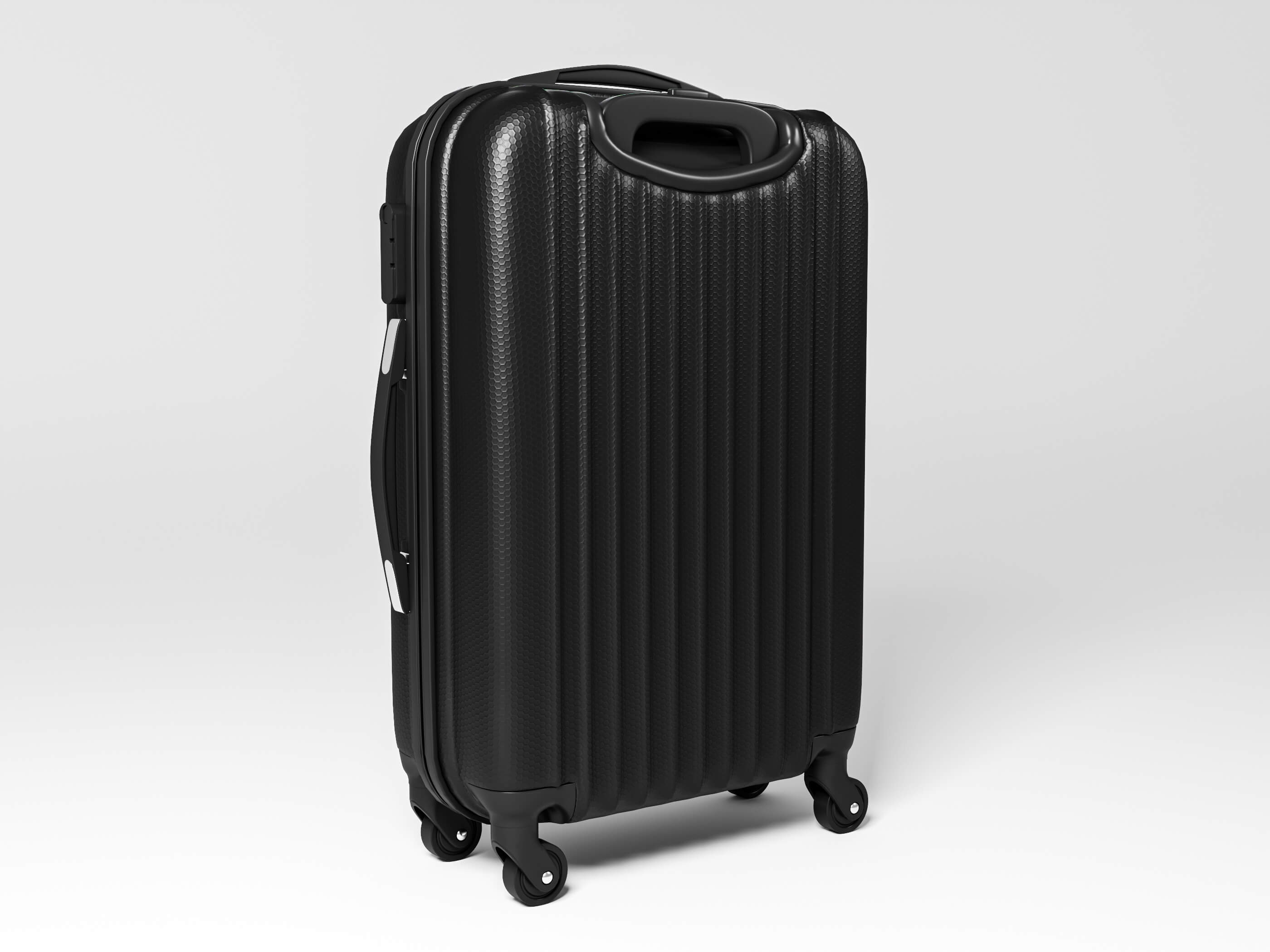 Rolling Travel Suitcase 001 - 3D Model by Maker20
