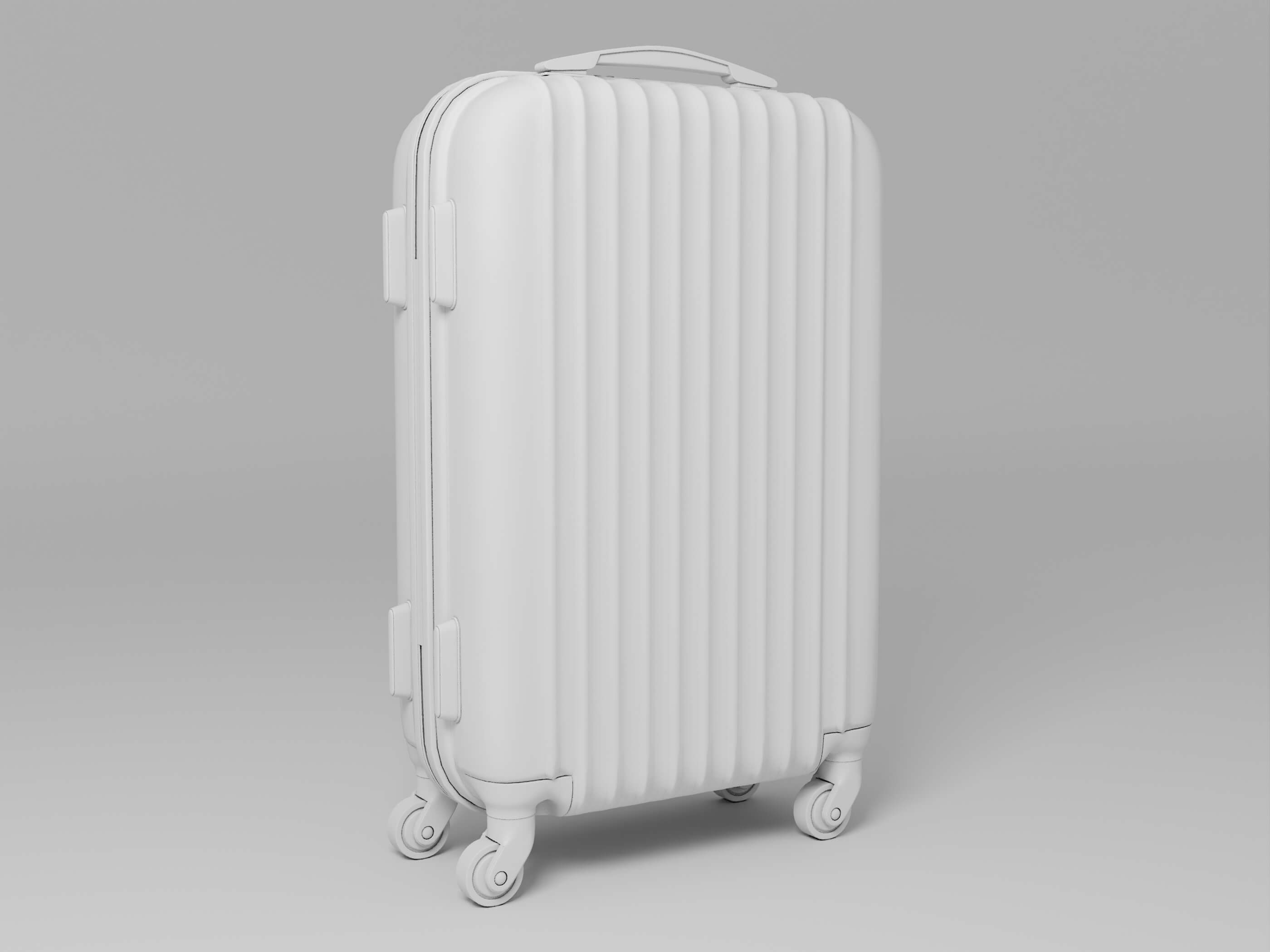 Rolling Travel Suitcase 001 - 3D Model by Maker20
