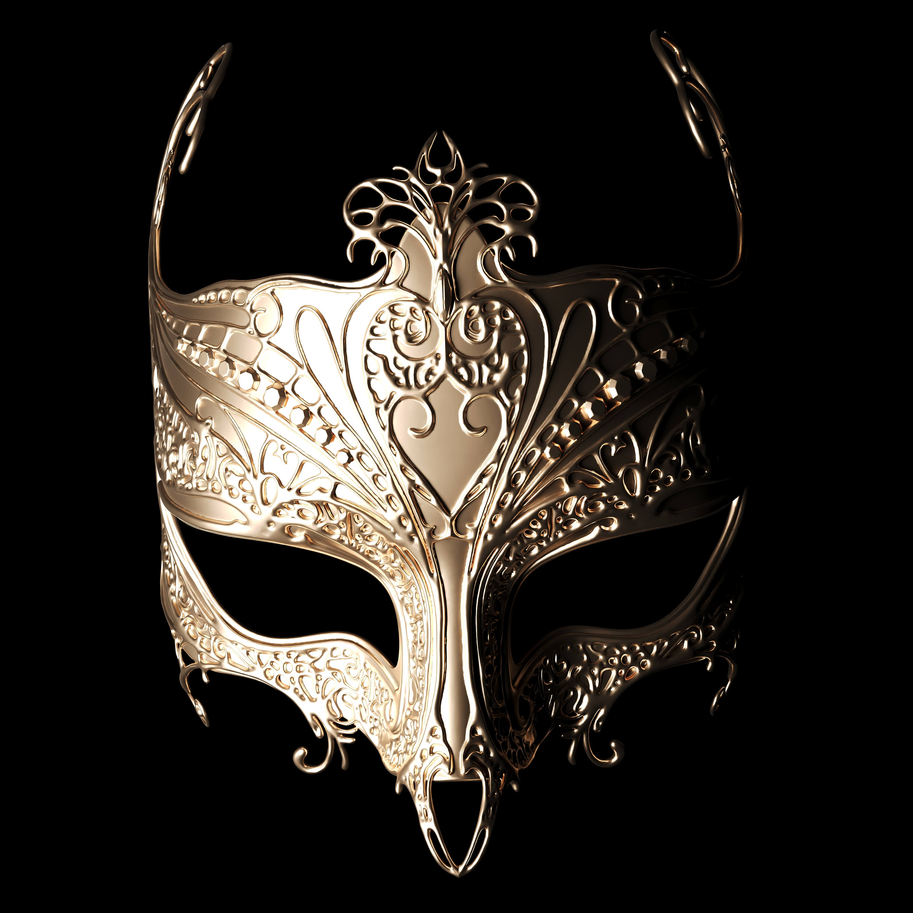 Masque Ornate Mask 001 - 3D Model by Maker20
