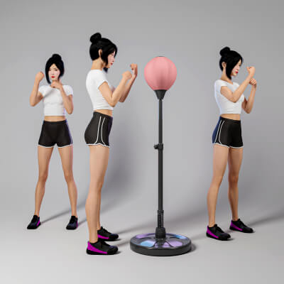3D Models | Fitness | Female Characters | RenderHub