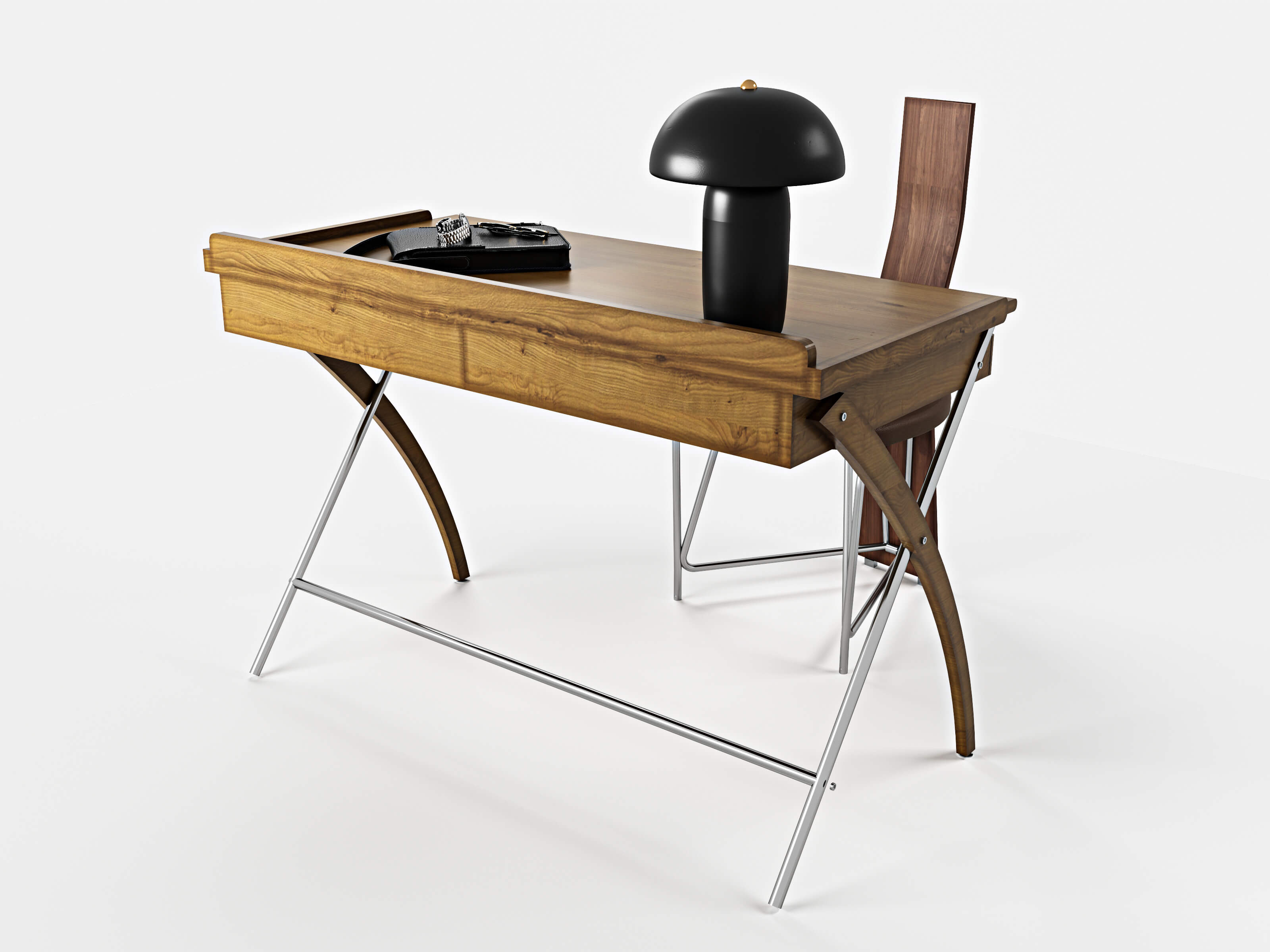 Office Desk interior - 3D Model by Maker20
