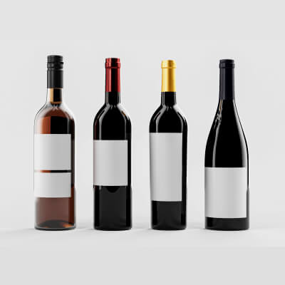 Red Wine Bottle 002 - 3D Model by Maker20