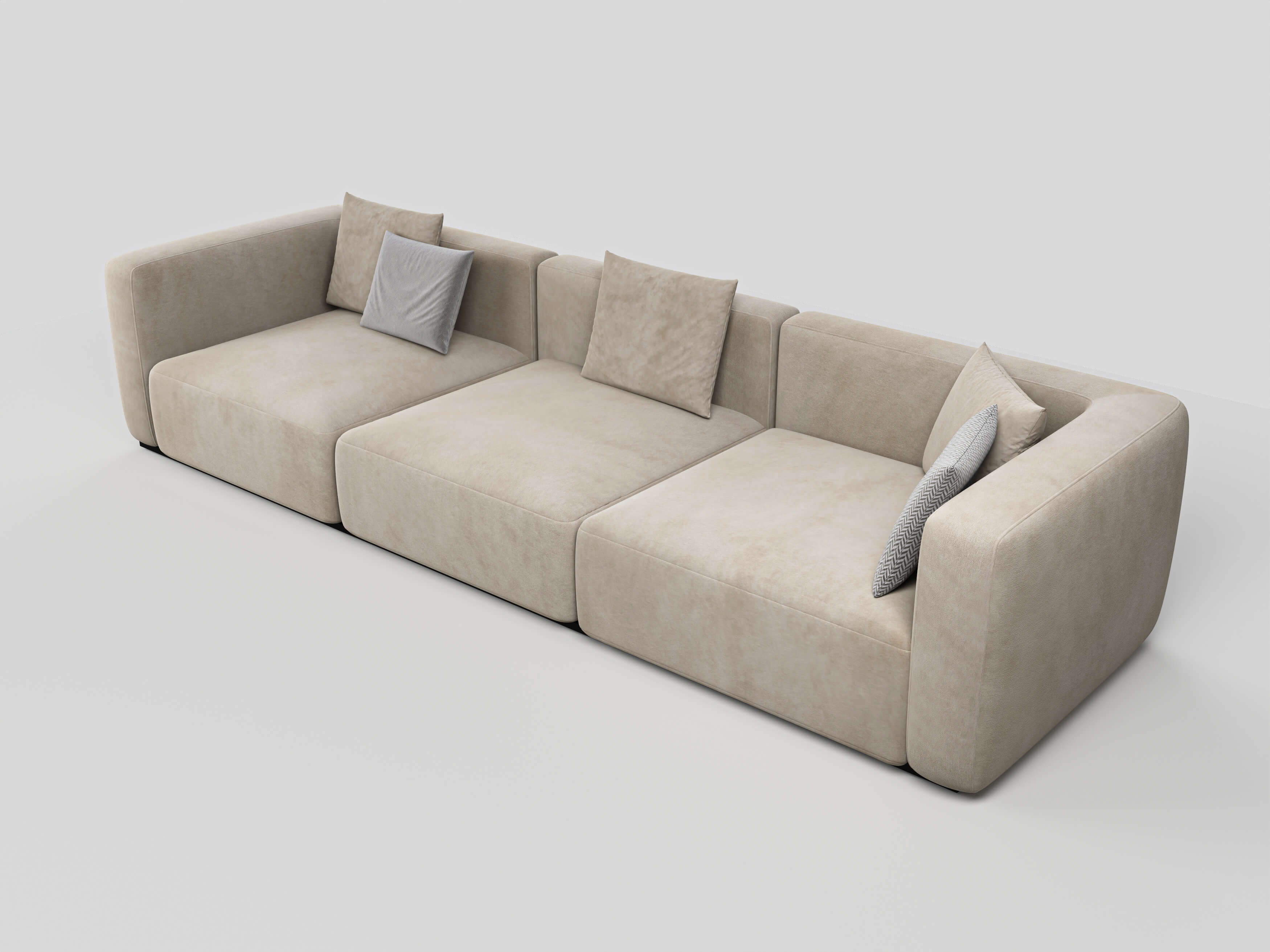 Soft Sofa 3D Model by Maker20