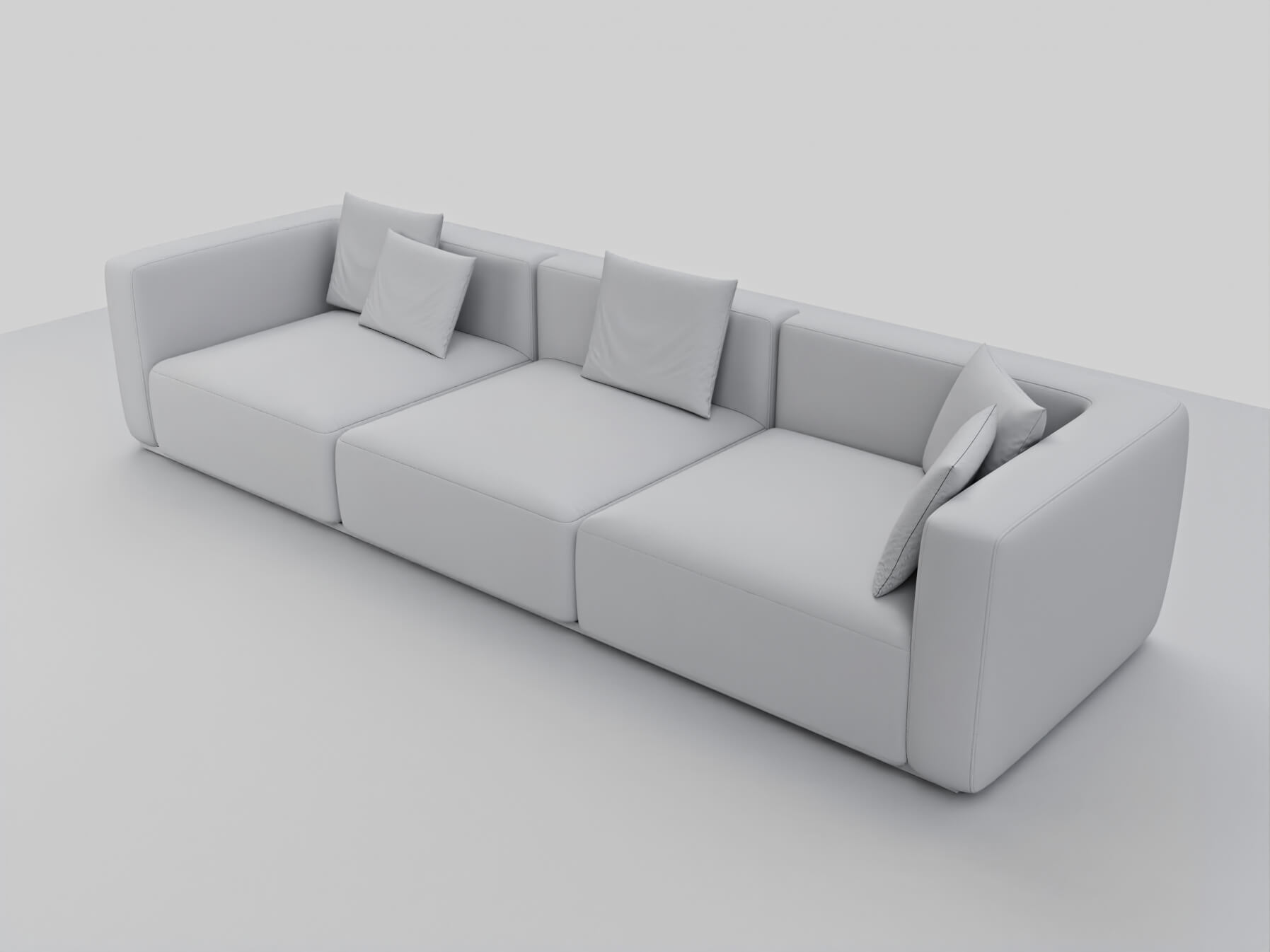 Soft Sofa 3D Model by Maker20