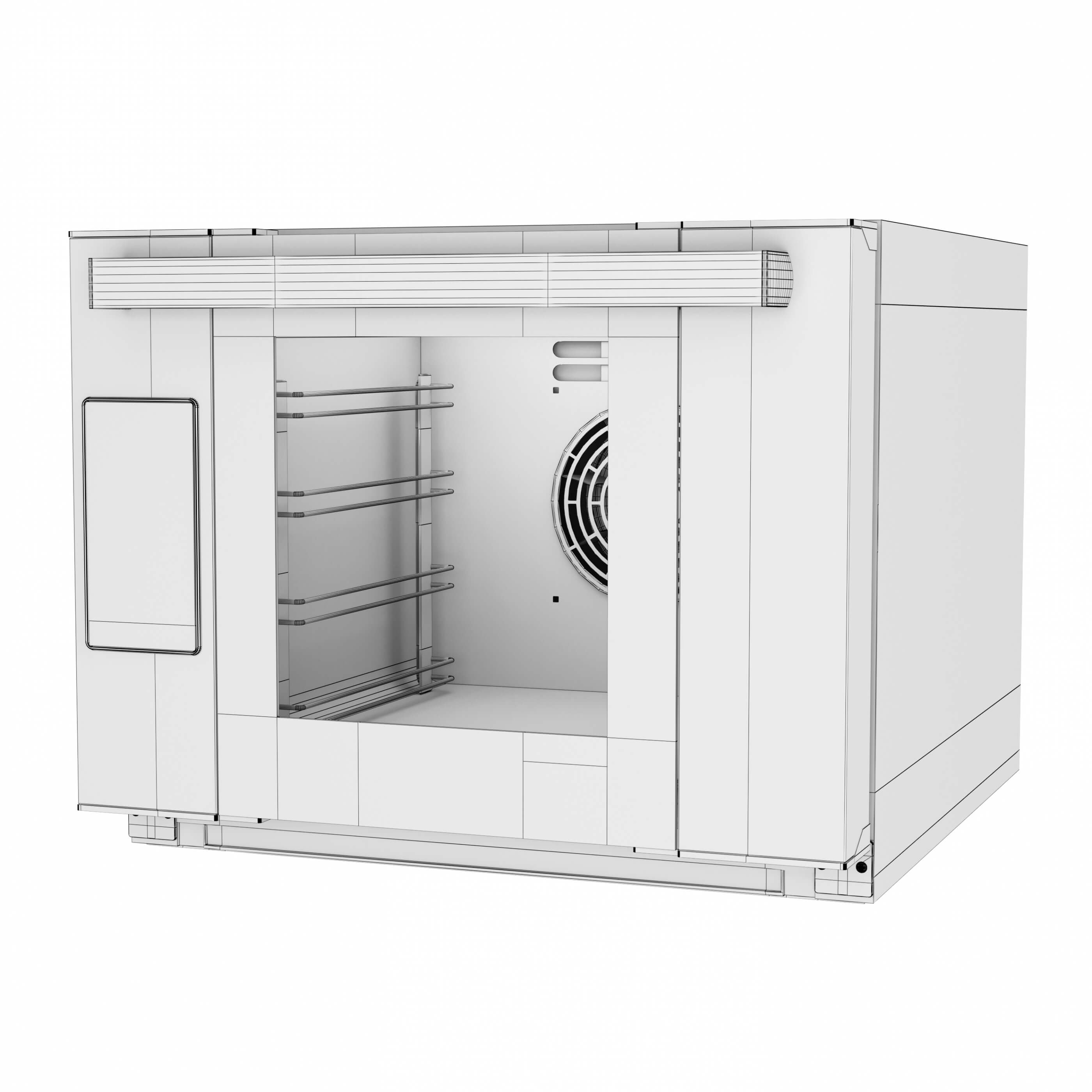 Commercial Convection Ovens Unox Bakerlux - 3D Model by maker3d